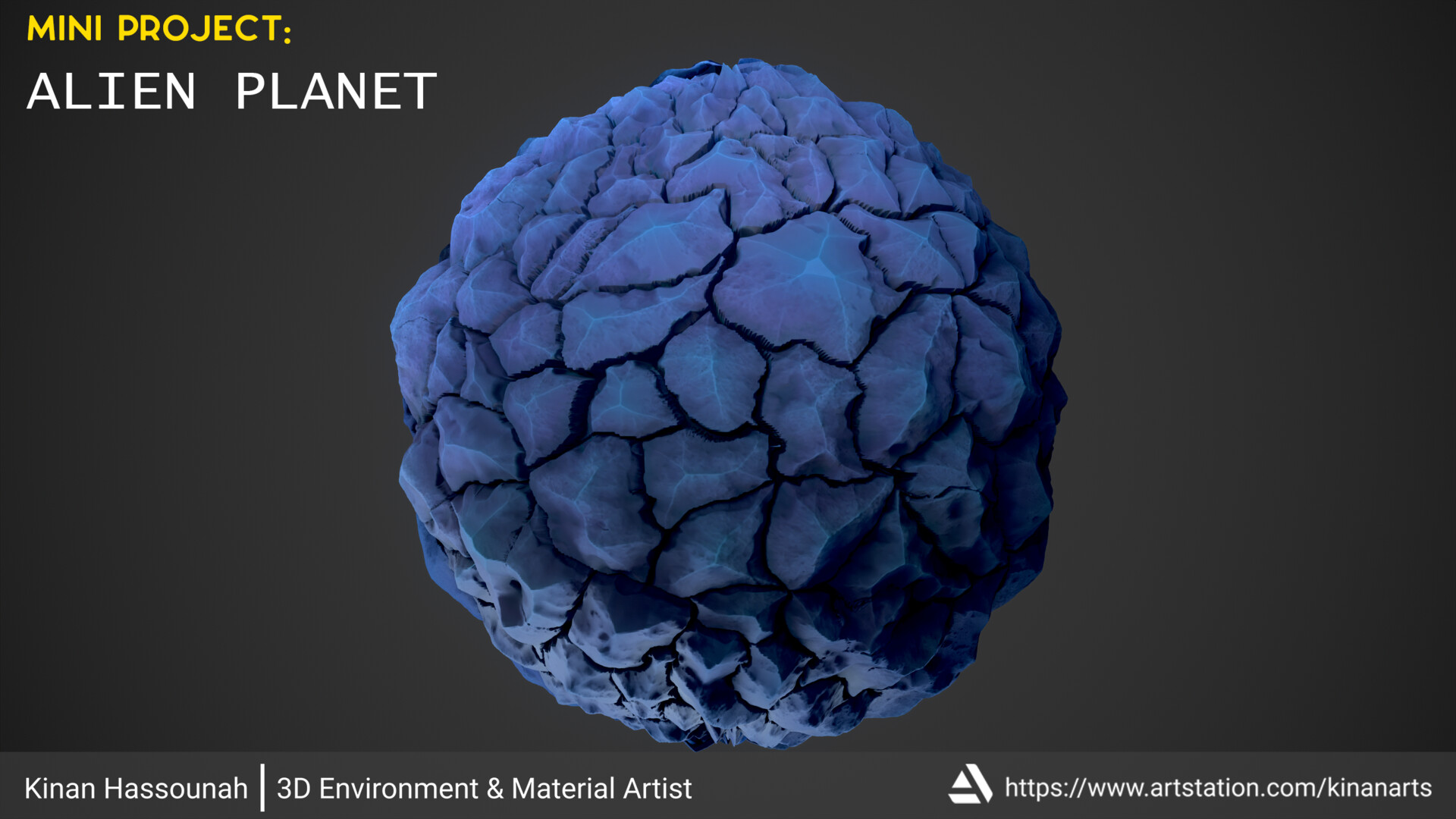 Kinan Hassounah - Alien Planet - Stylized Alien Planet Materials (Mini Project)