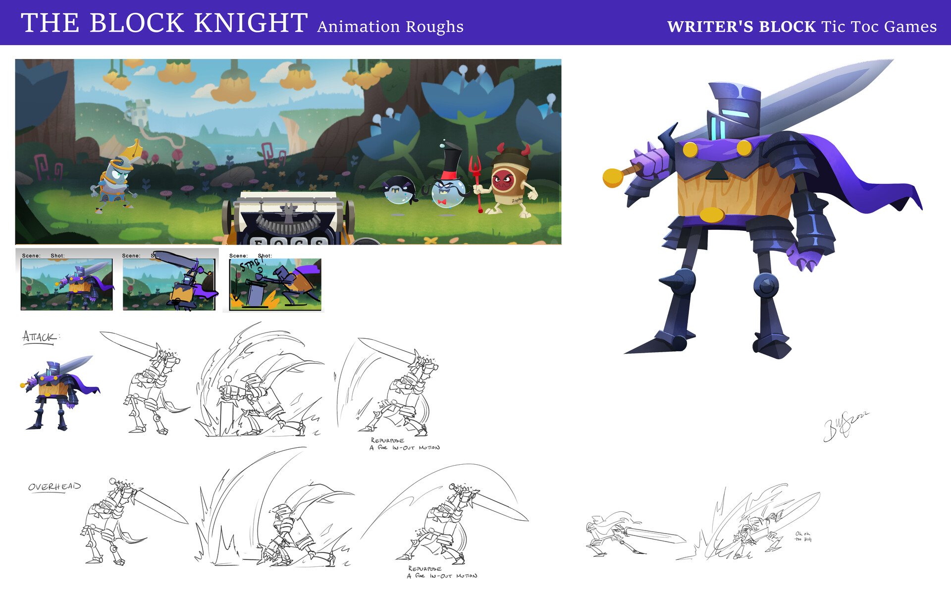 Bethany Short - Writer's Block | The Block Knight | All Animations and ...