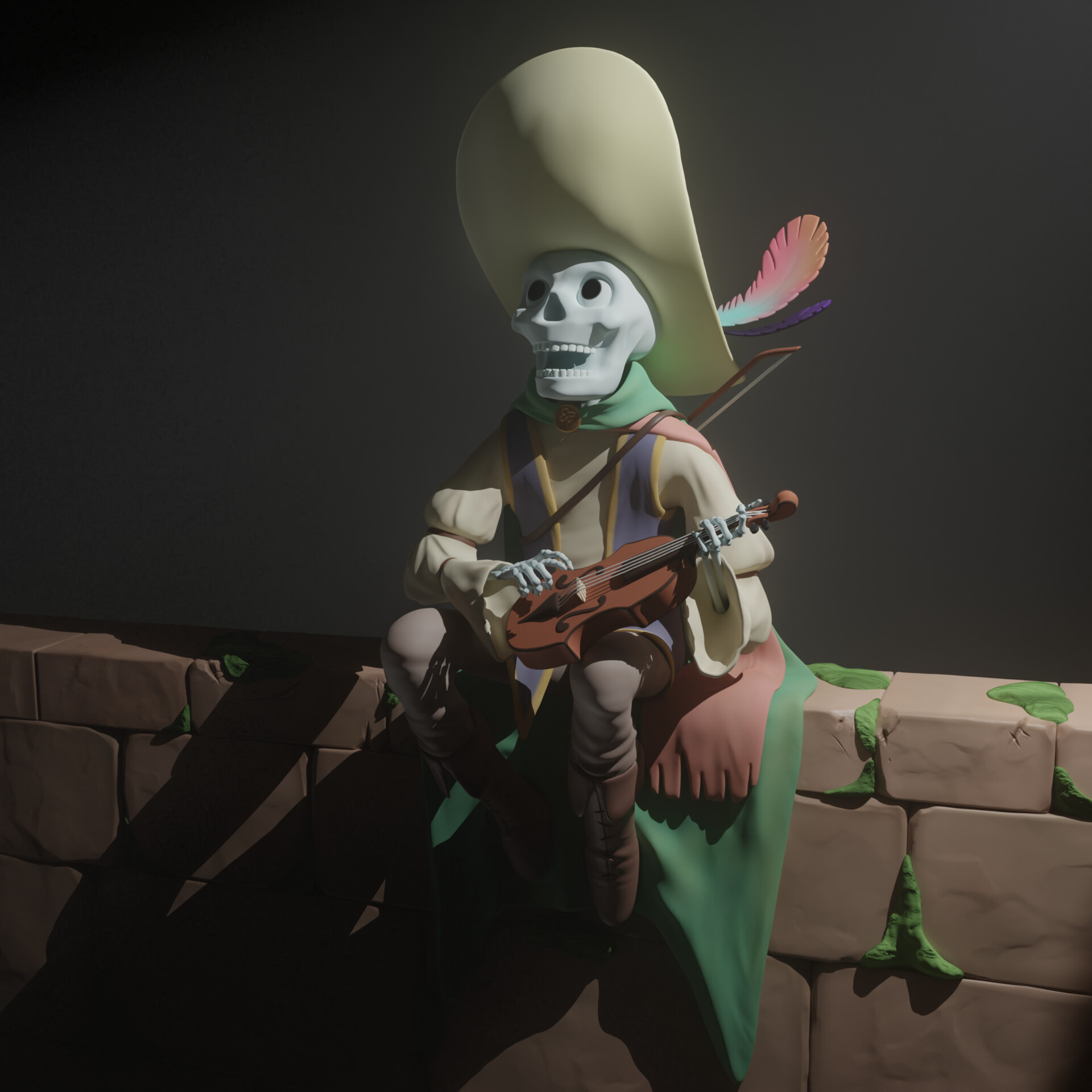 ArtStation - Skeleton Musician