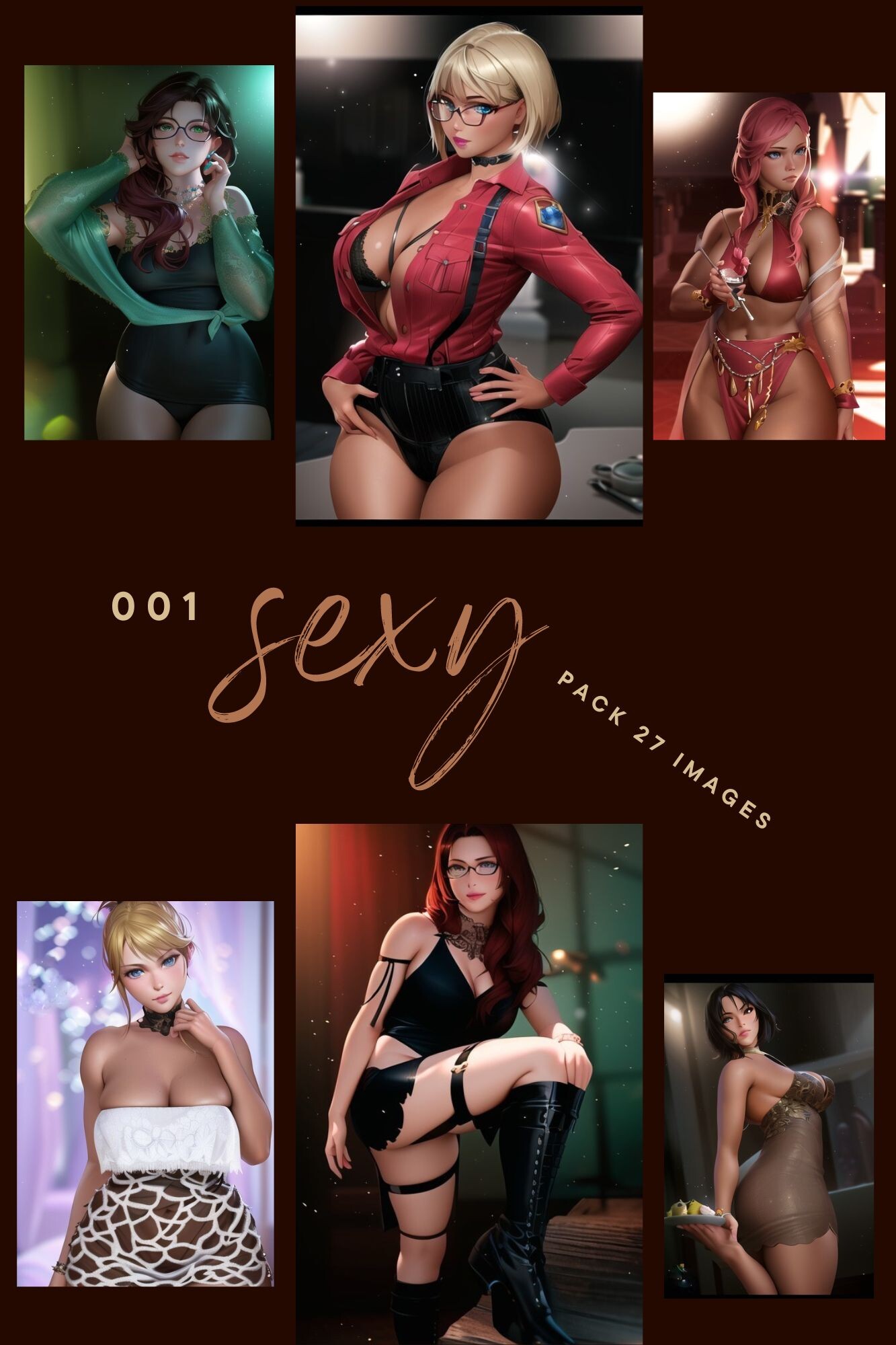 ArtStation - 001 Sexy .Pack 27 sensual manga images - JPEG 4k