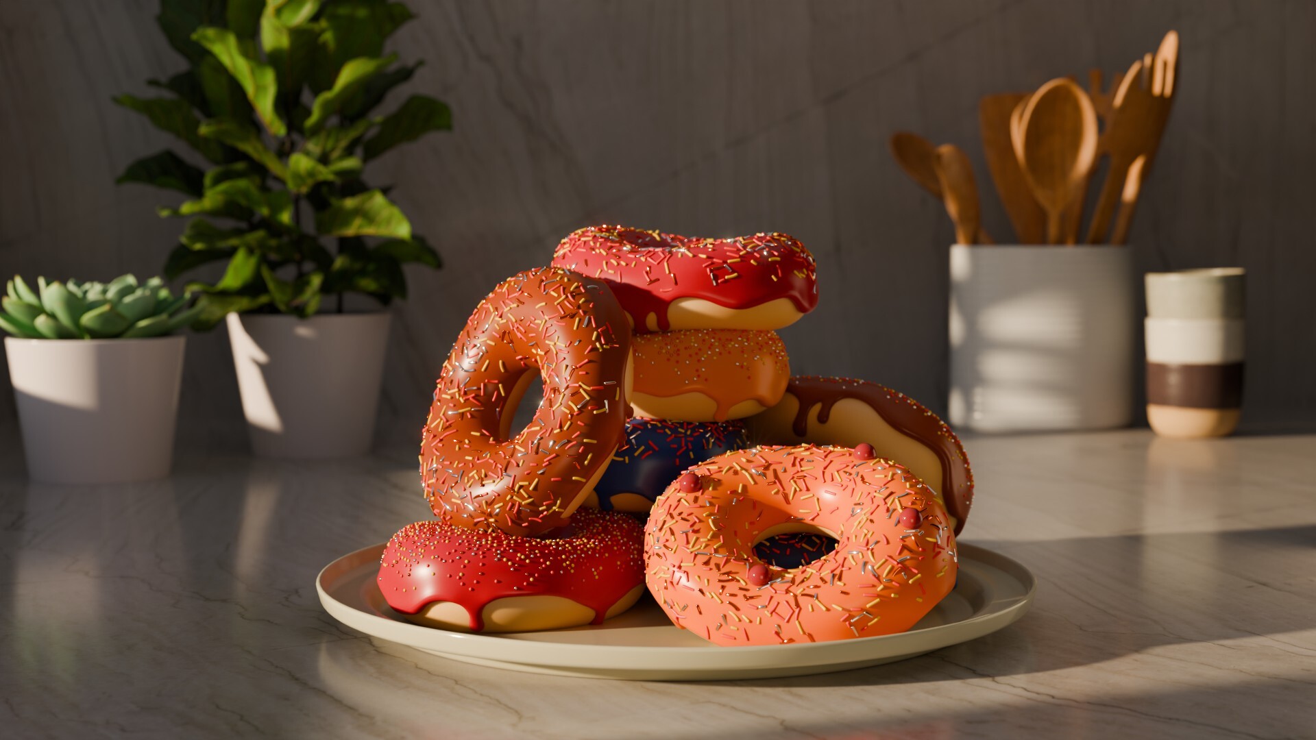 ArtStation - Blender Guru and the Amazing Donuts!
