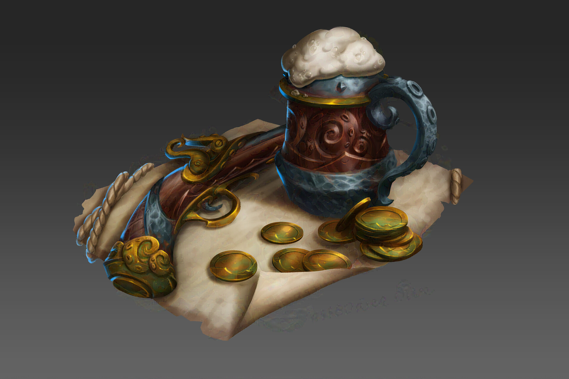 ArtStation - Legends of Runeterra, Bilgewater fanart