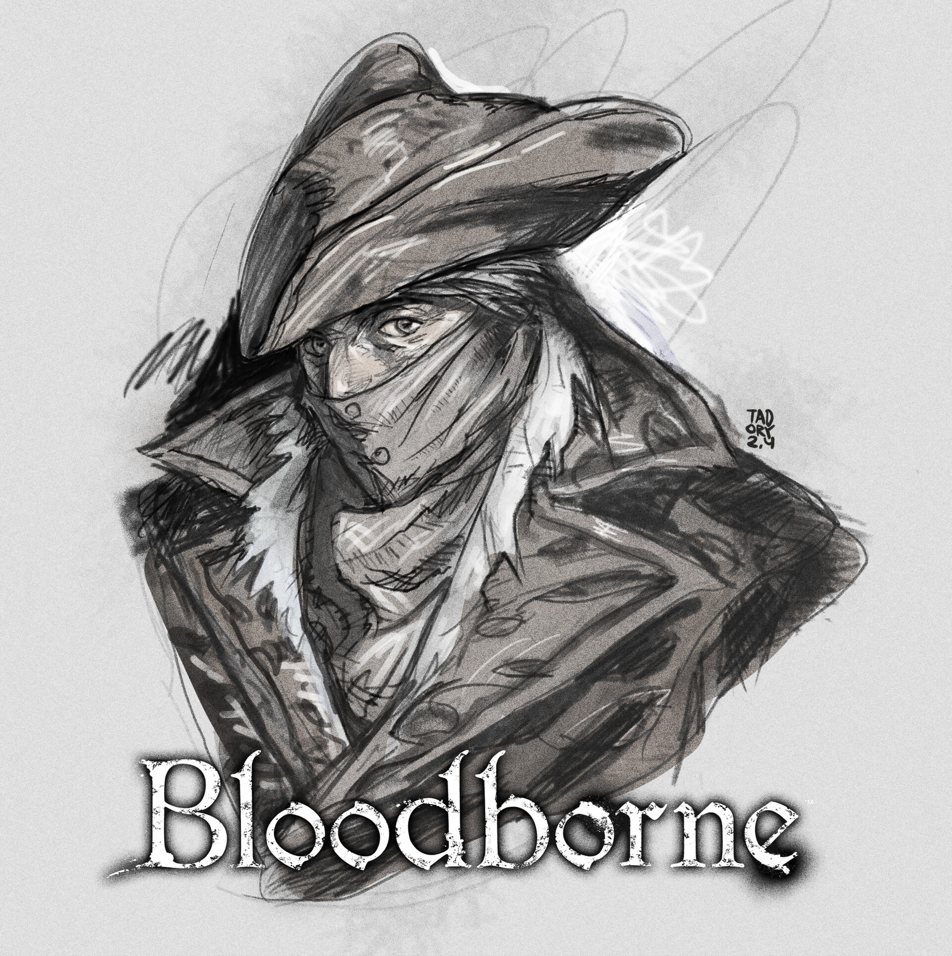 ArtStation - Bloodborne sketch