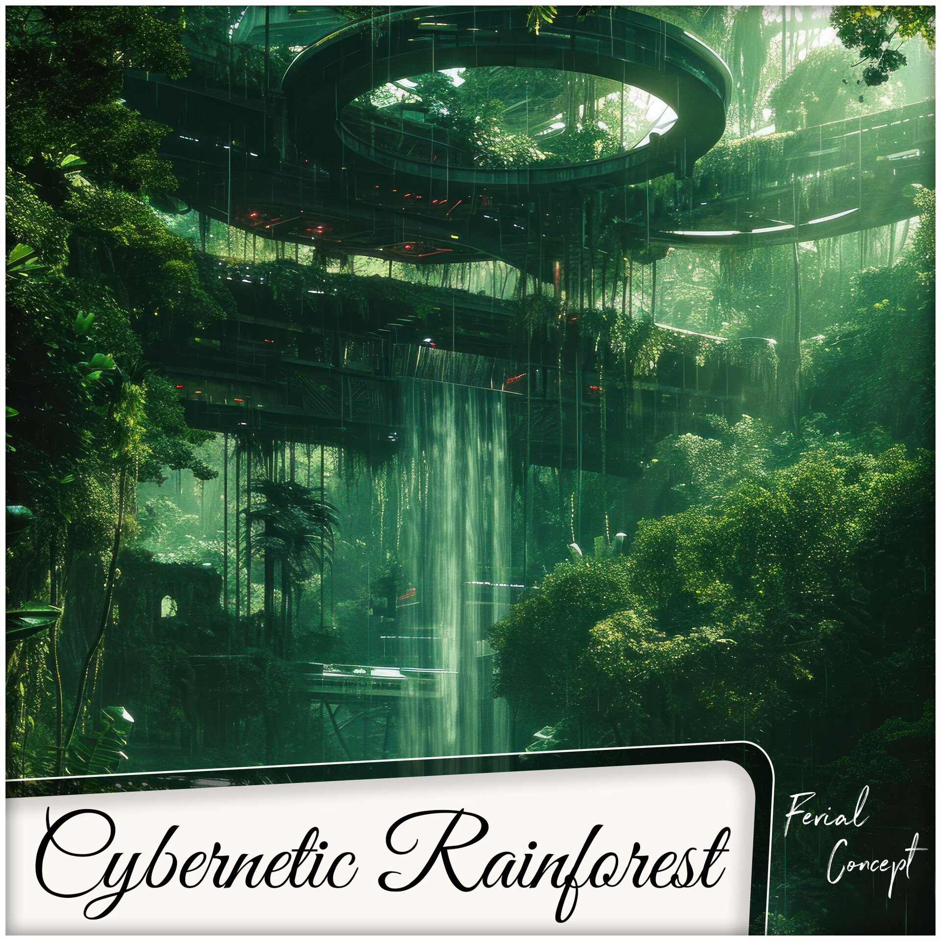 ArtStation - 🔹430 Cybernetic Rainforest Environment Concept Reference ...