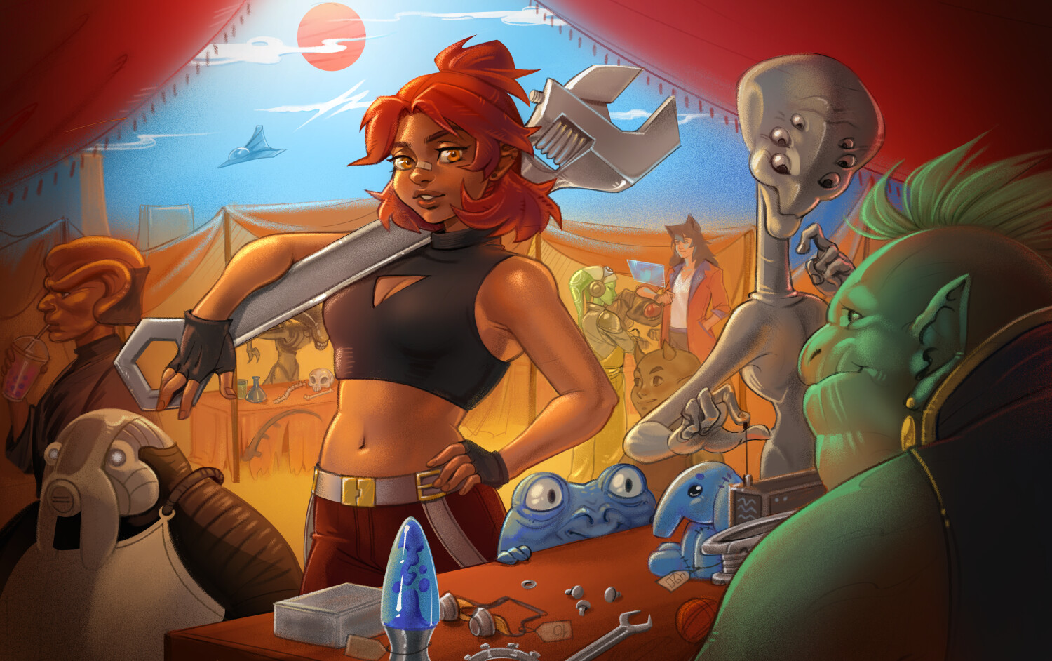 ArtStation - Sand Planet Market