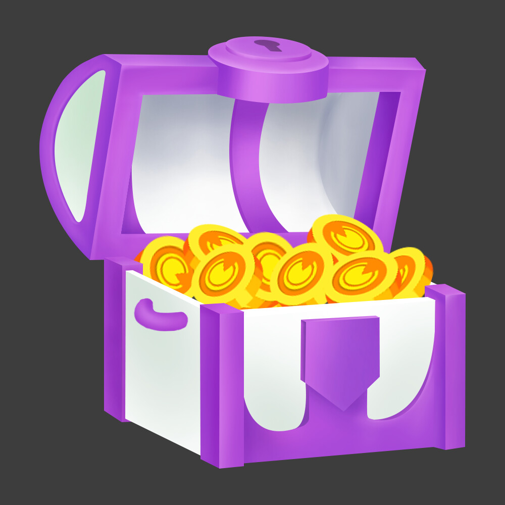 ArtStation - Treasure chest Icon