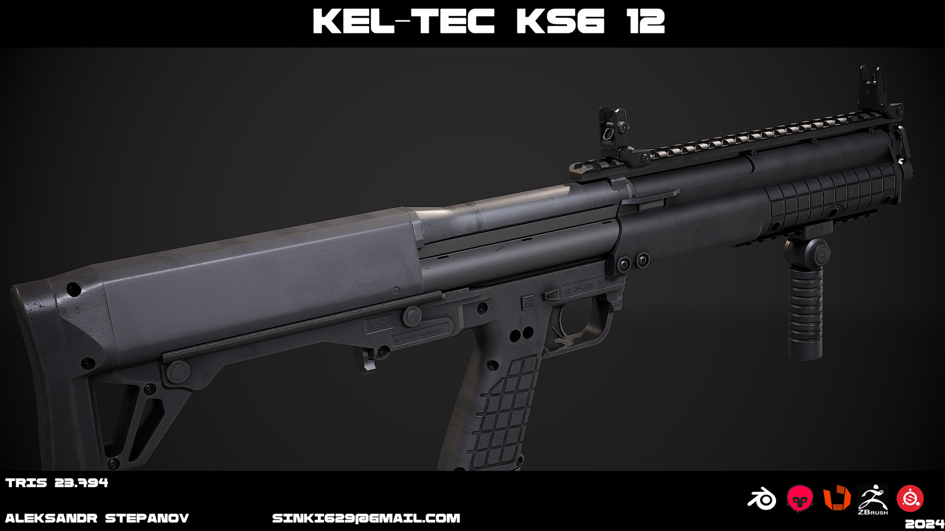 Aleksandr Stepanov - Shotgun KEl-TEC KSG
