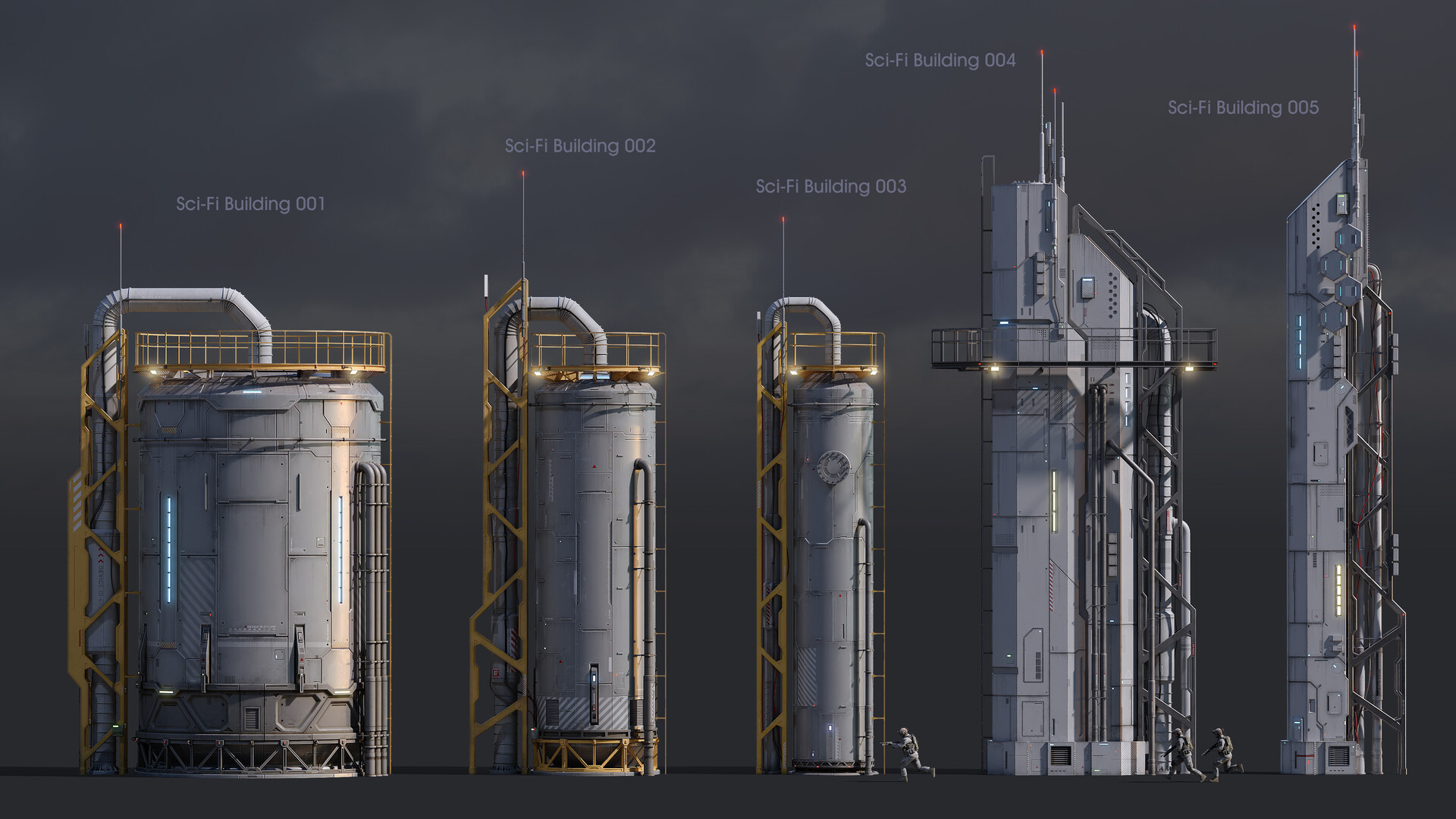 REX Hsu - Sci-Fi Building 001 Industry