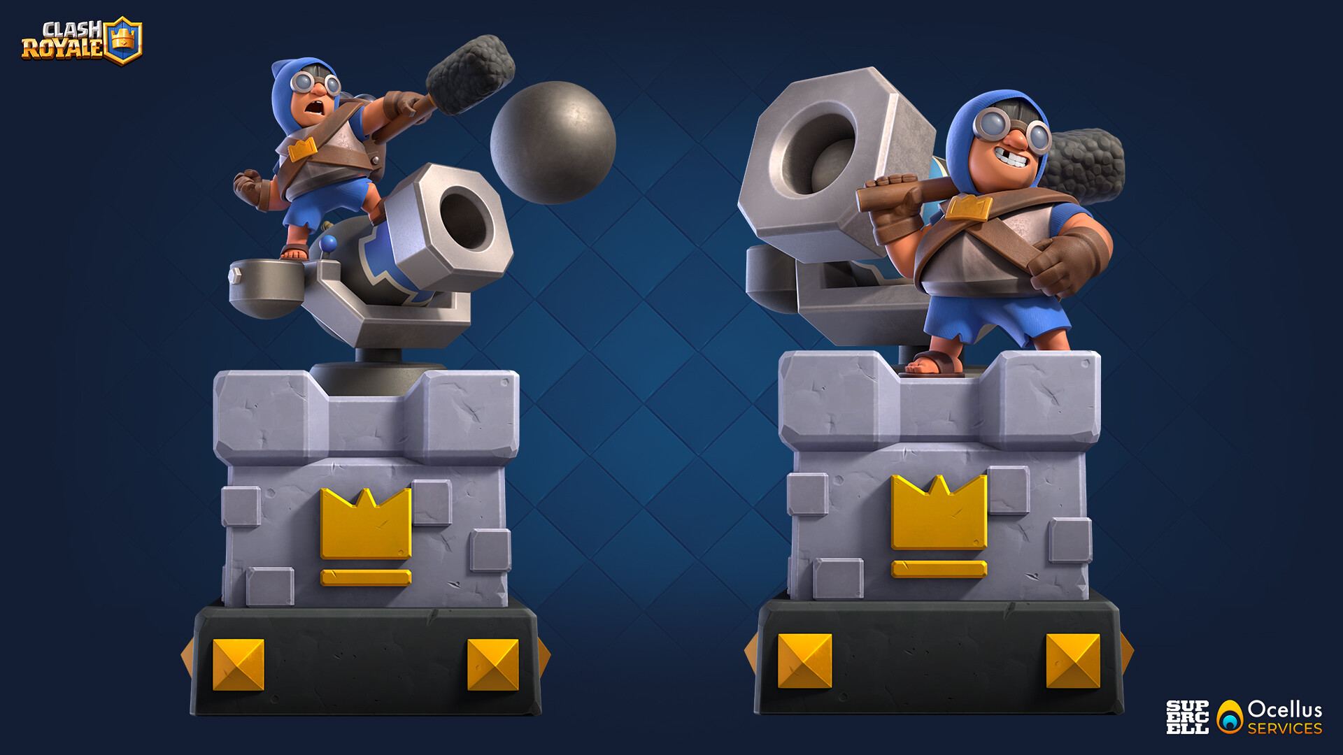 Ocellus - SERVICES - Clash Royale - Cannoneer 💣