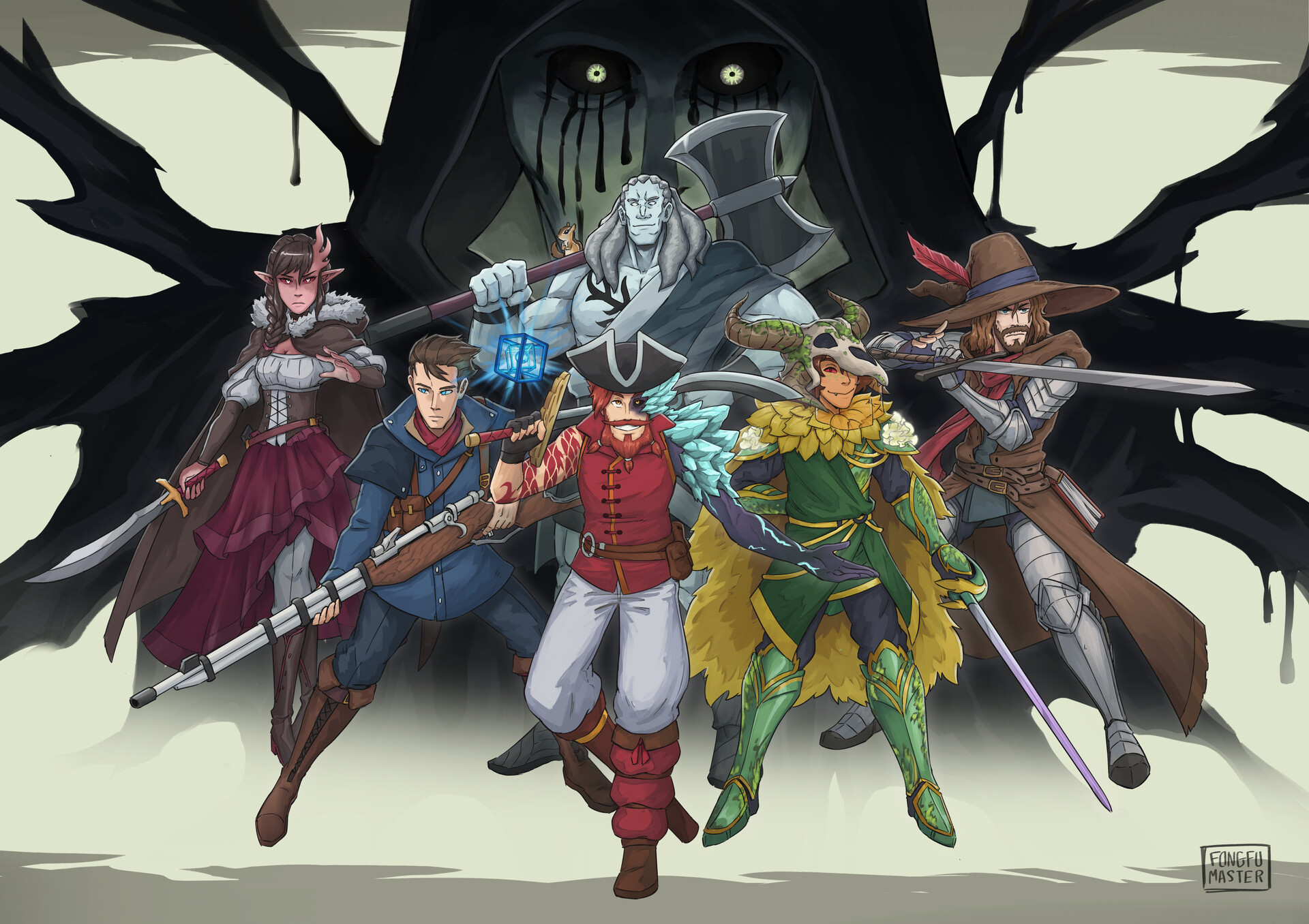 ArtStation - Group DnD Commission