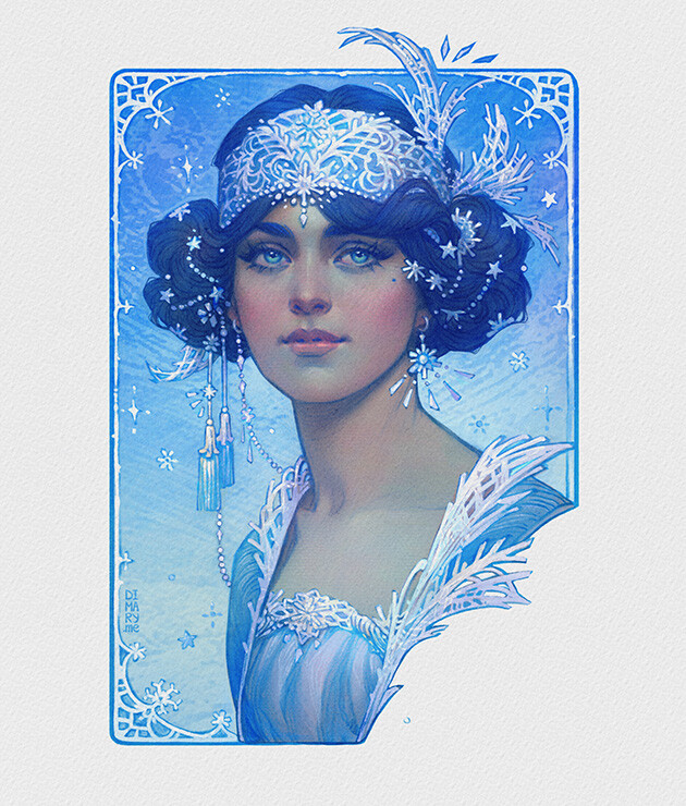 ArtStation - Snow princess
