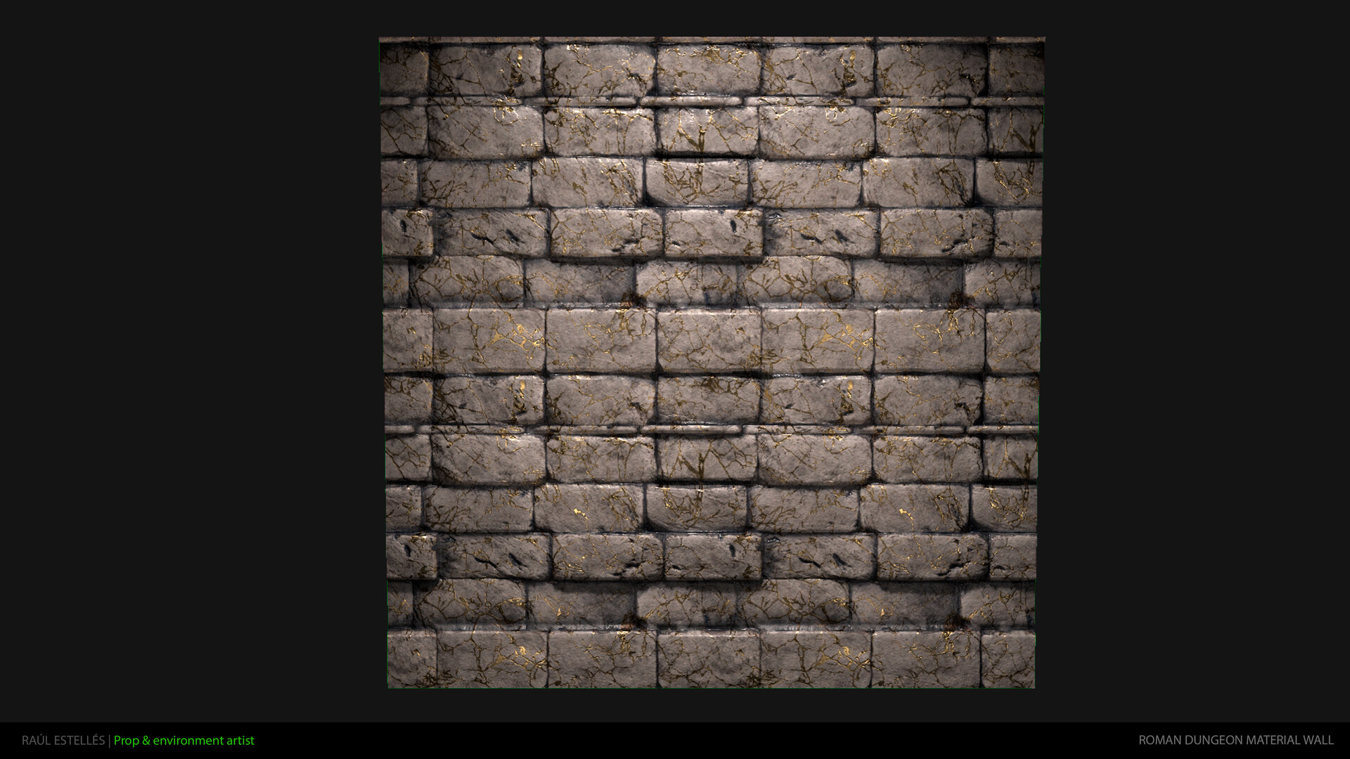 ArtStation - Dungeon wall material