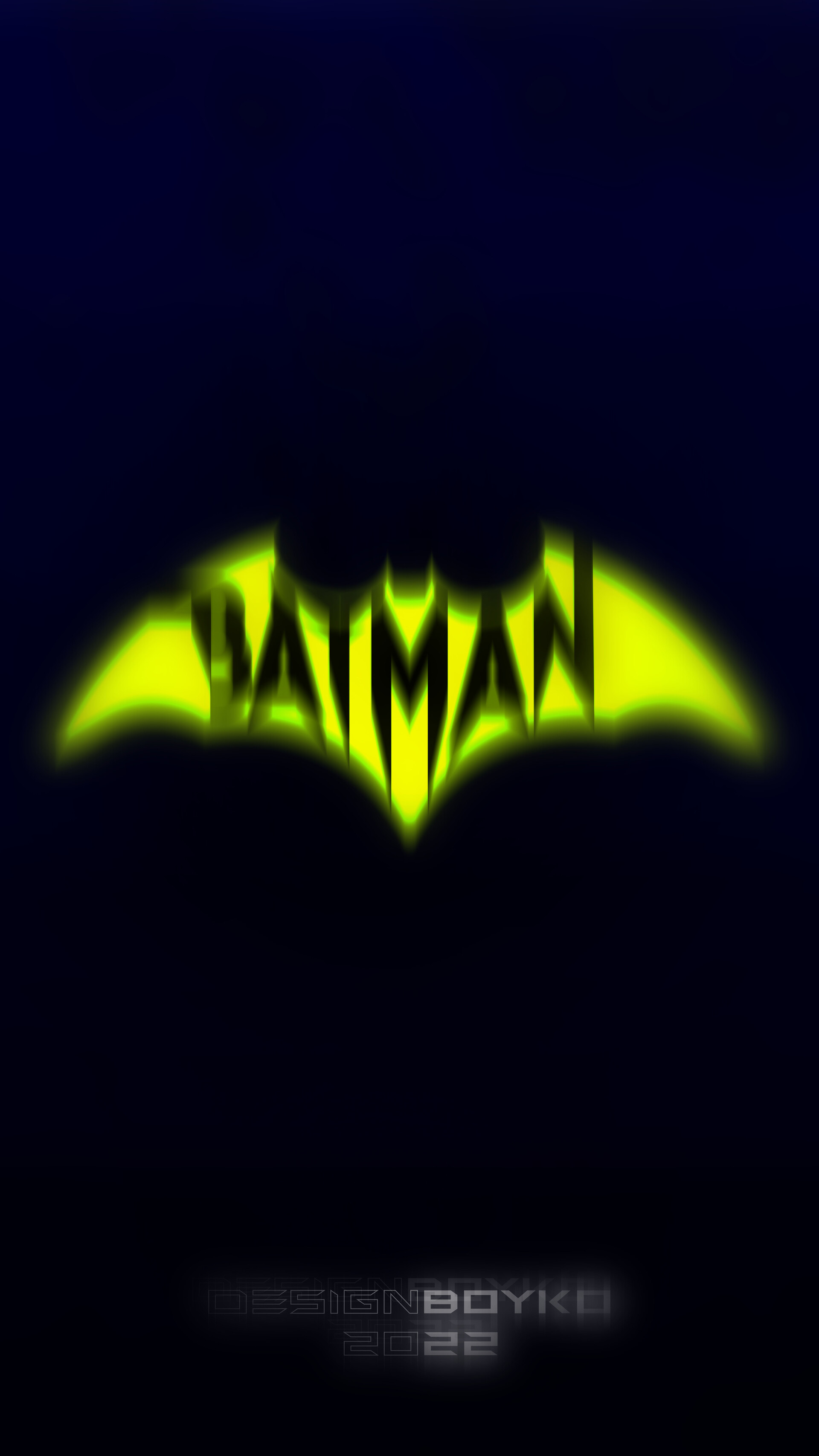designboyko - BATMAN DC logo stylised fanarts