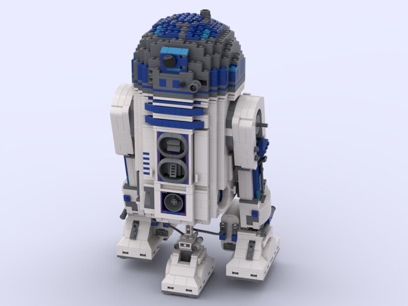 ArtStation - R2-D2 lego 3d