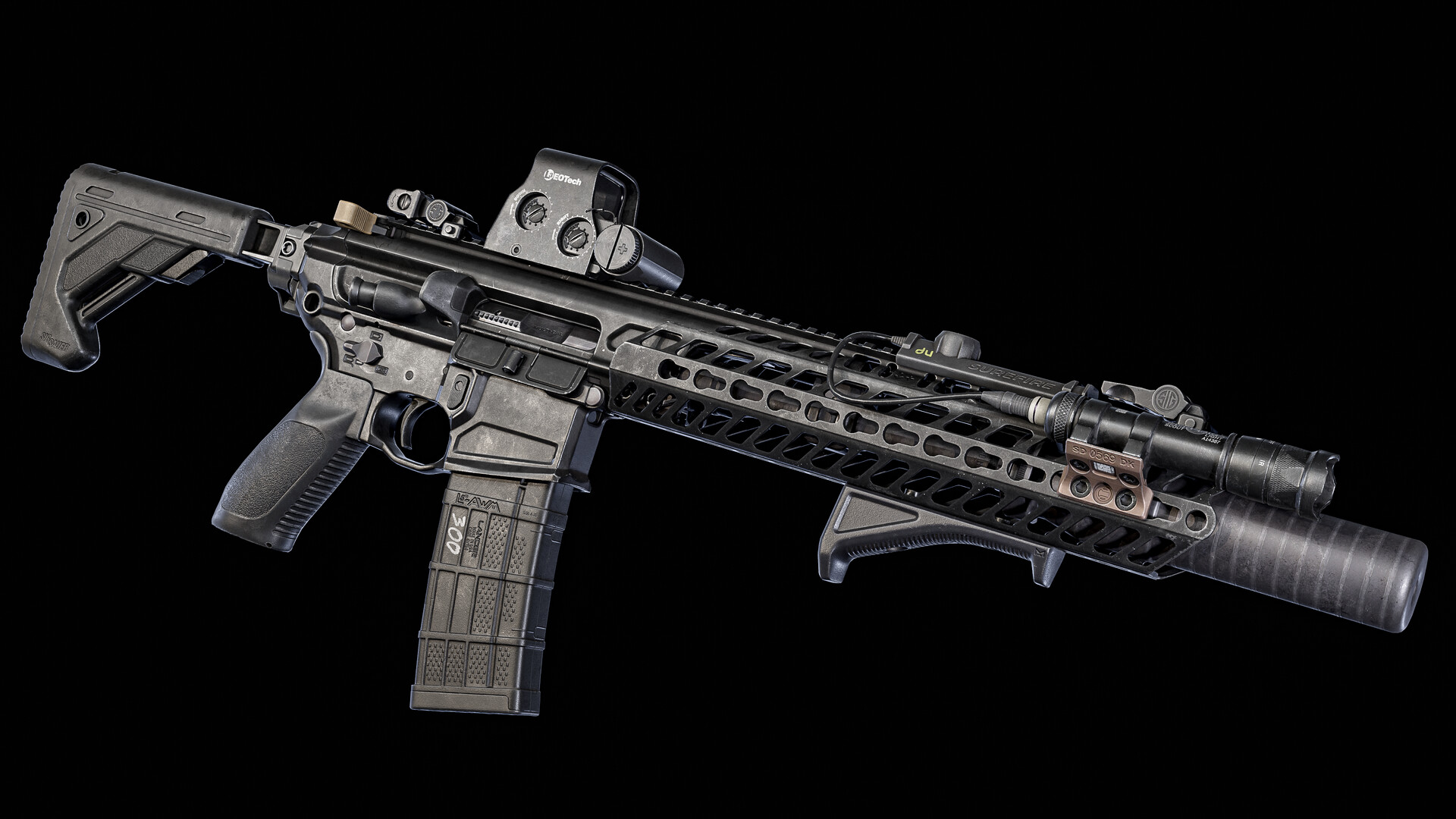 ArtStation - Sig Sauer MCX 300 - Game Ready