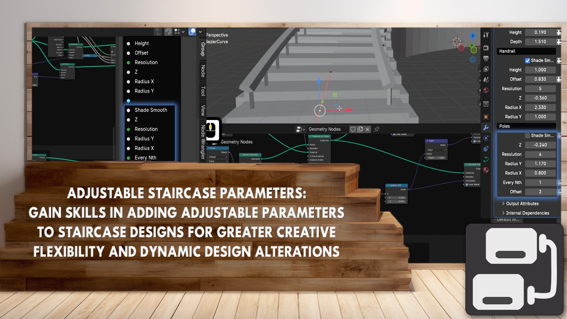 3D Tudor - Blender 4 Geometry Nodes for Beginners