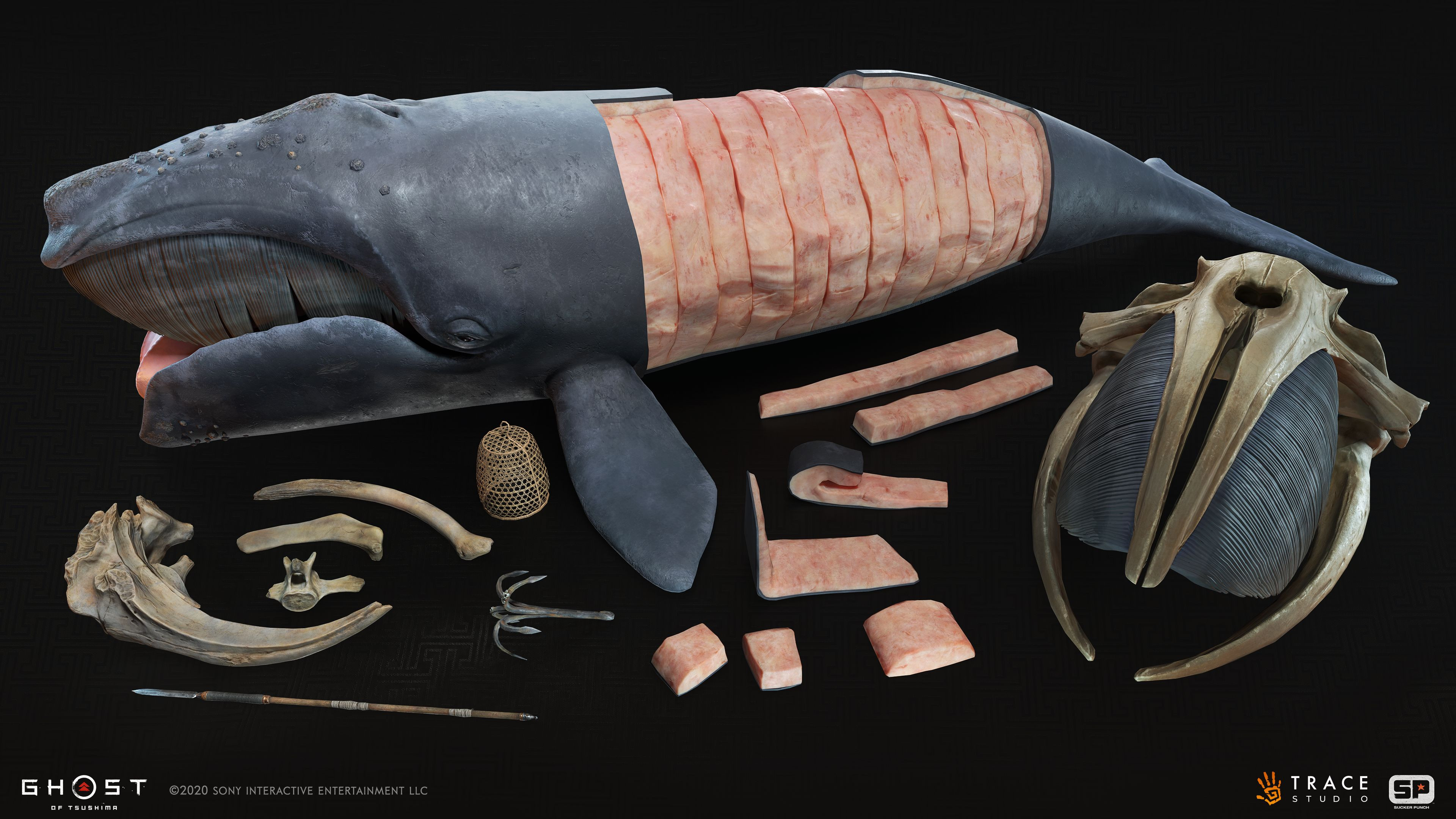 TRACE studio - Ghost of Tsushima: Environment Meat