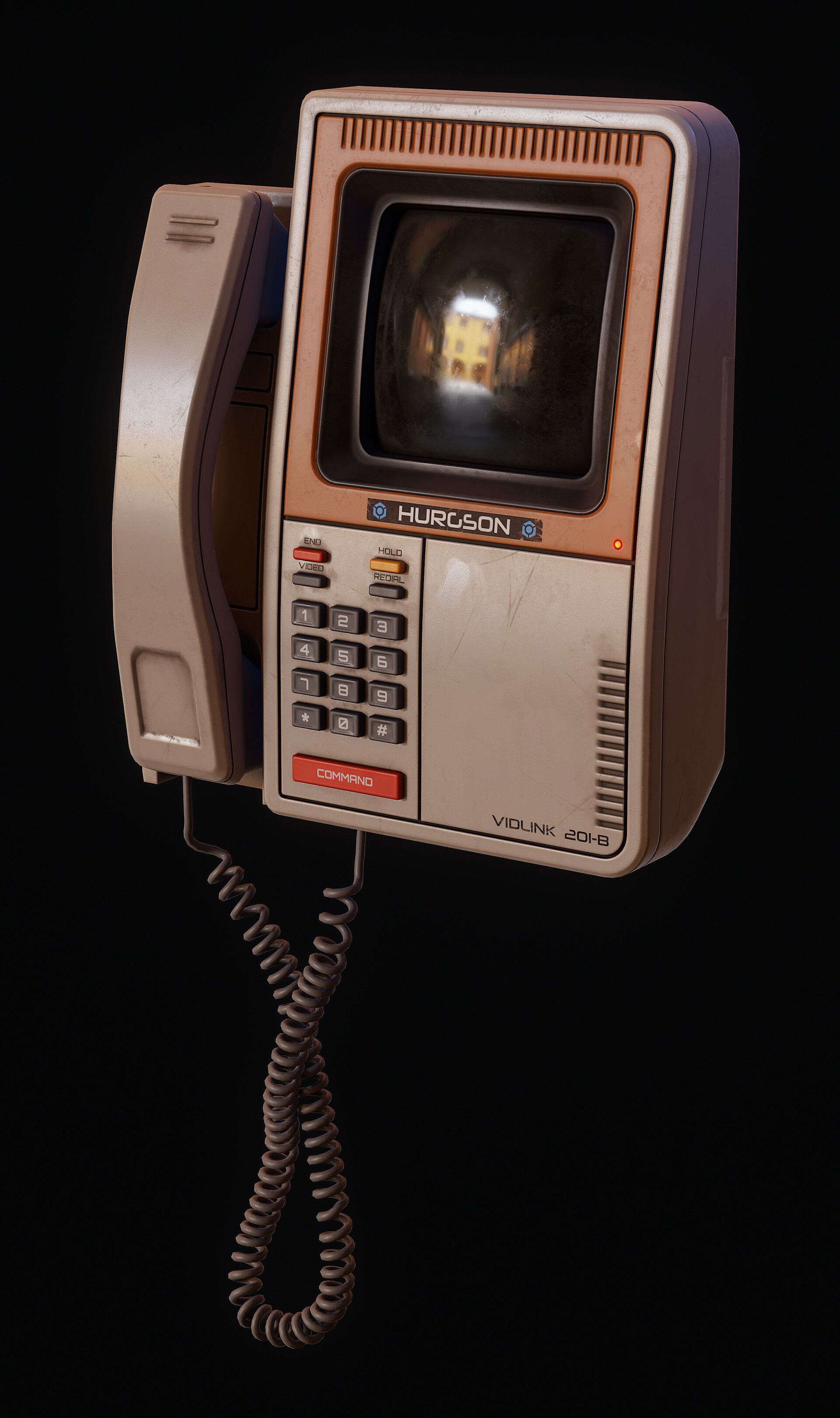 ArtStation - Retro Scifi Video Phone