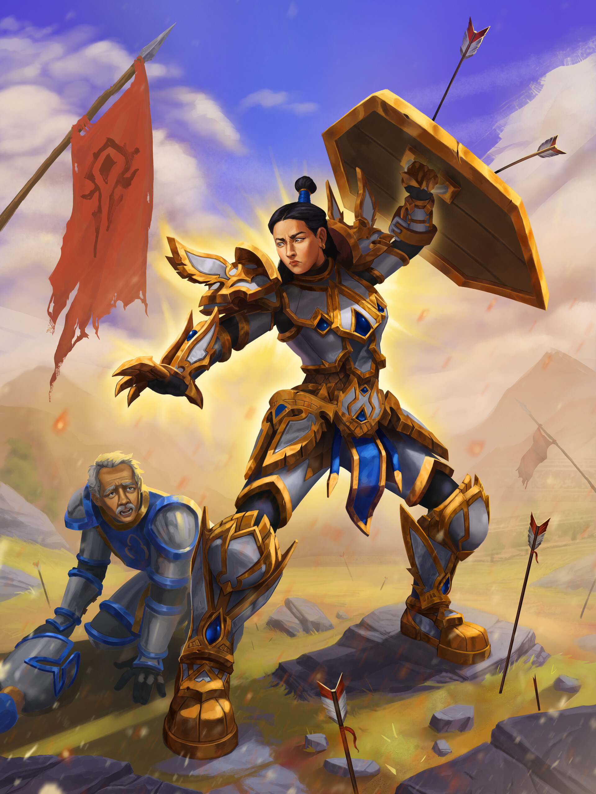 ArtStation - The Light Knight - Hearthstone Fanart