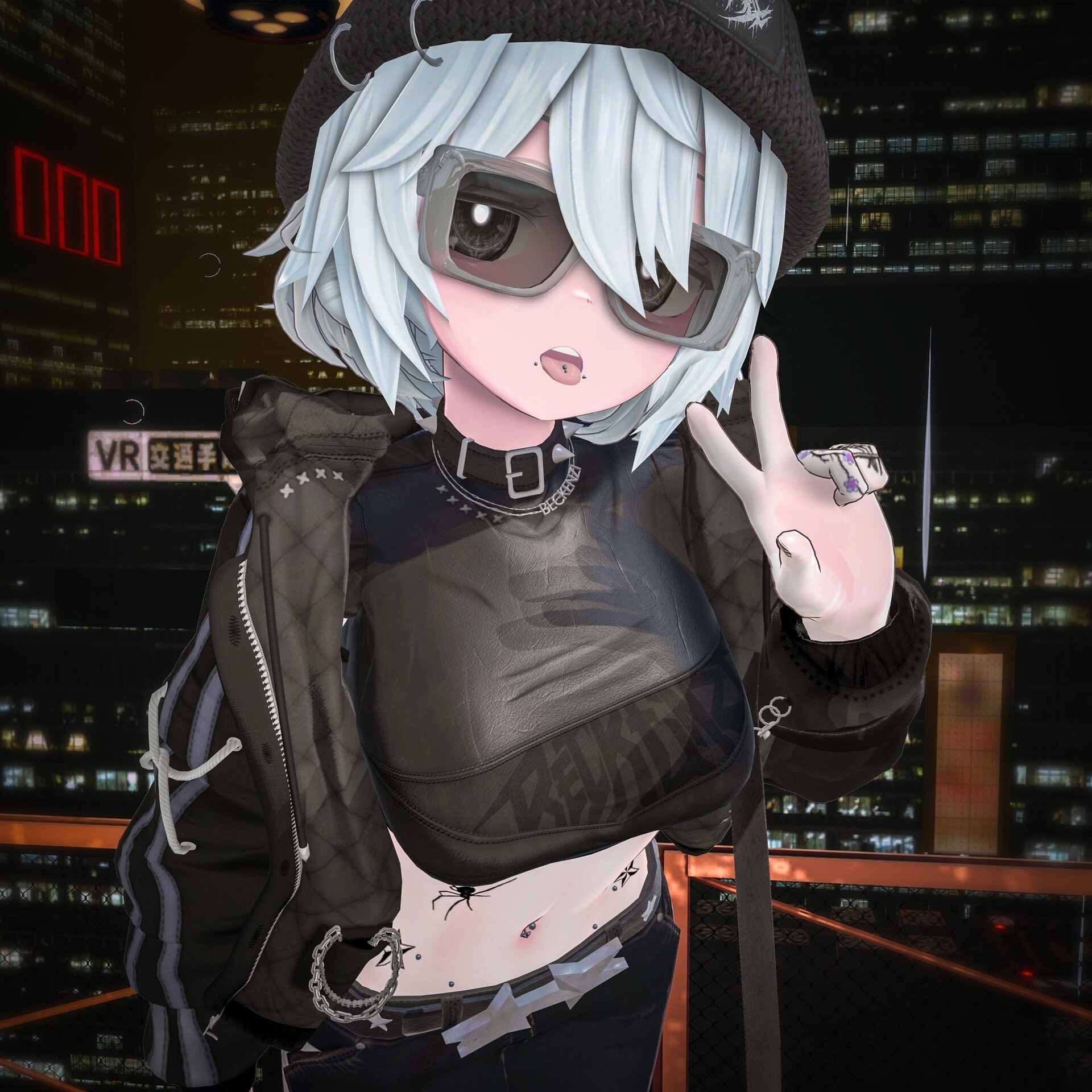 ArtStation - Devil Jacket + Leather croptop