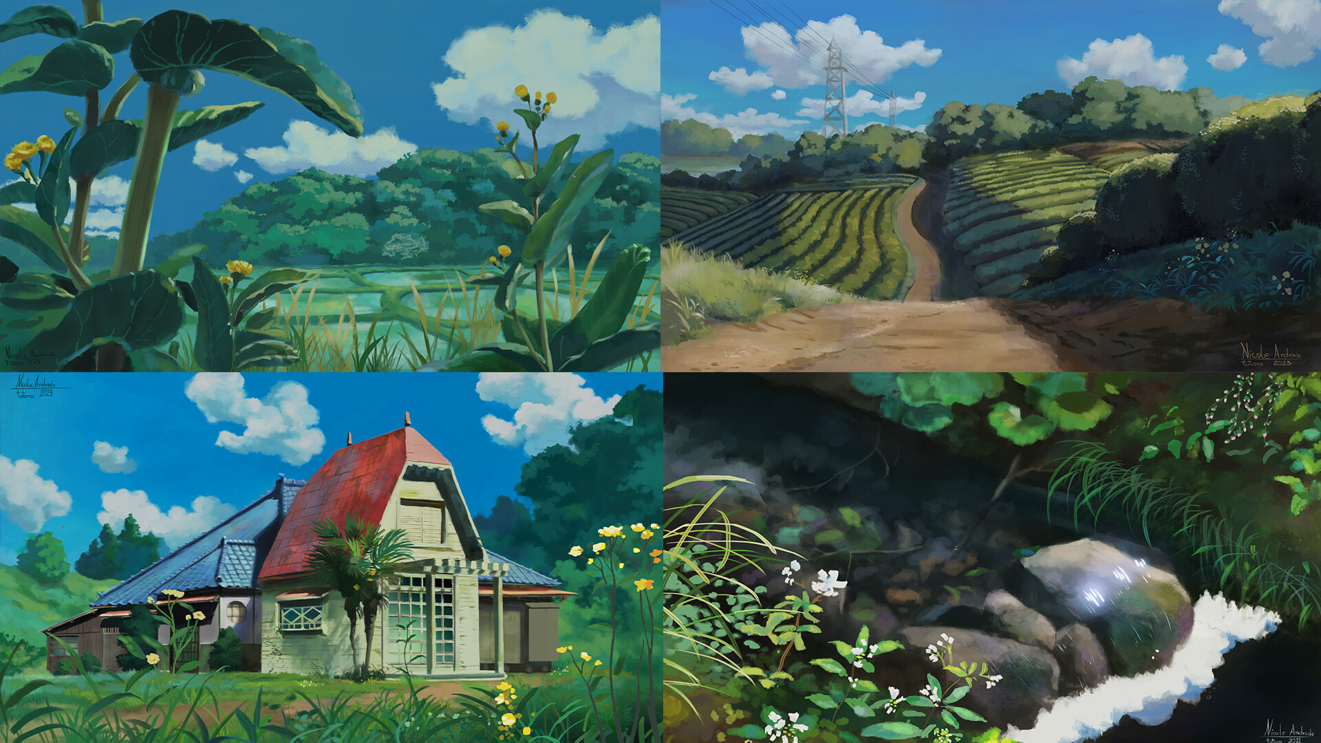 Nicole Andrade - Studio Ghibli Master study