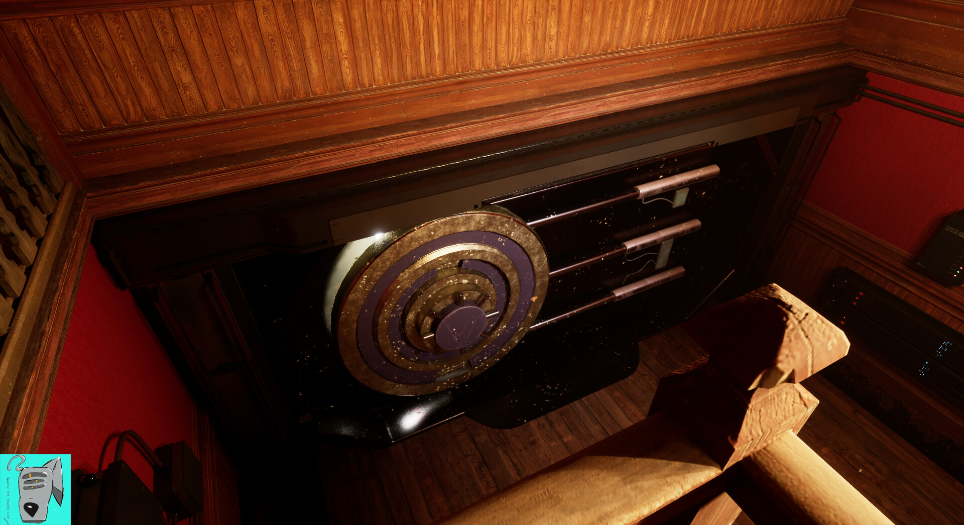 Tristan Dragon Howard - Sci western vault set produced for Sparky Studios