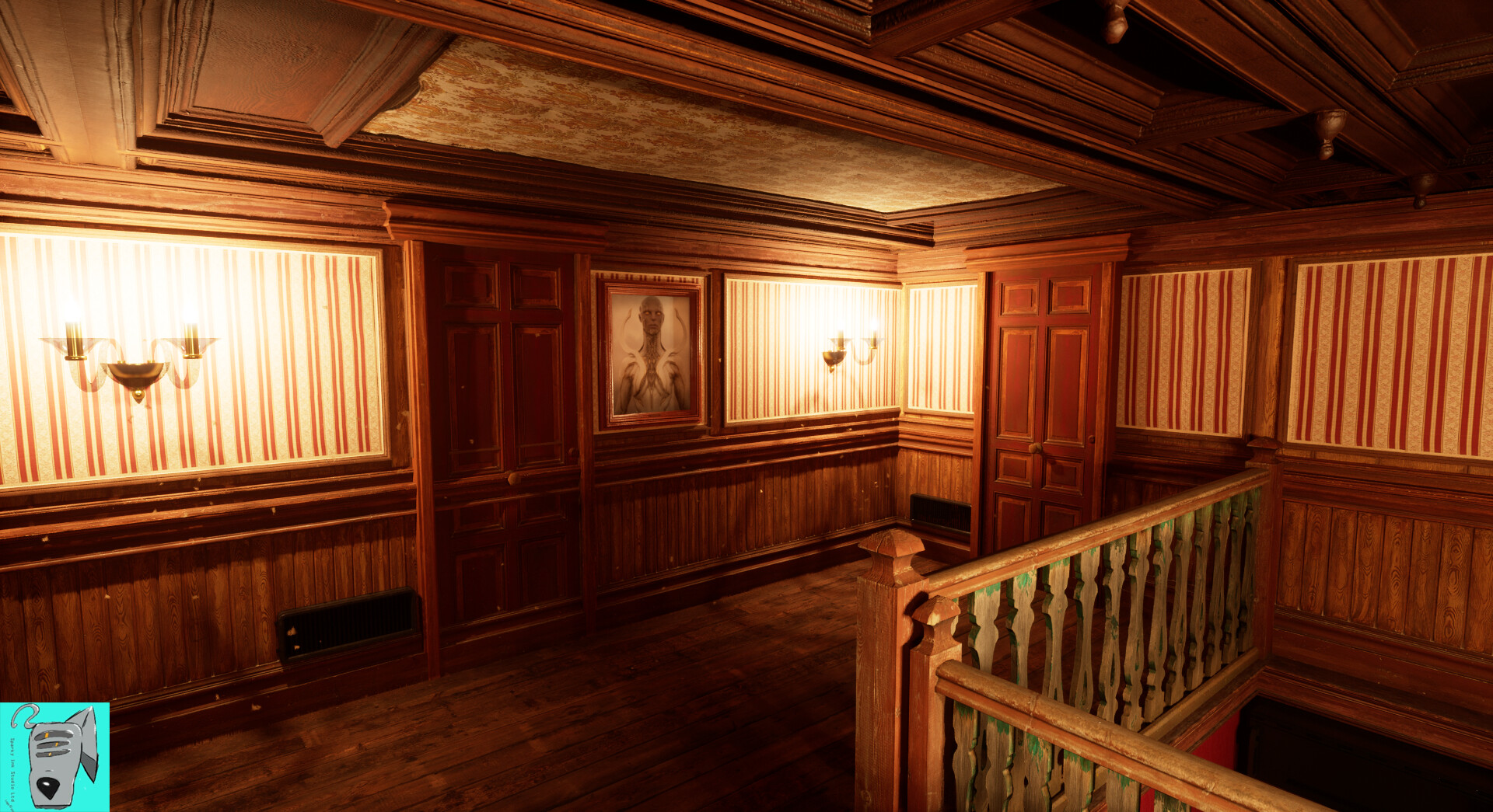 Tristan Dragon Howard - Sci western vault set produced for Sparky Studios