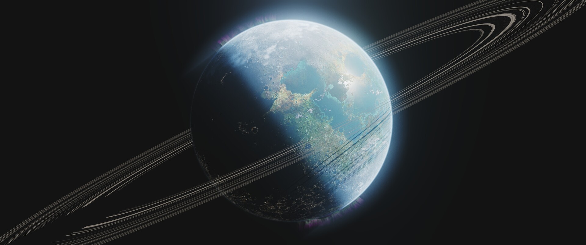 ArtStation - Terraformed Moon