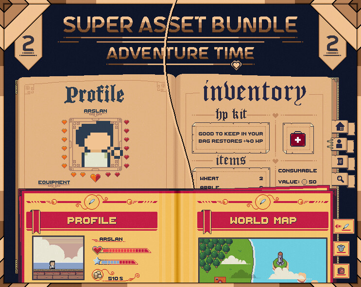 ArtStation - Super Asset Bundle #2 : Adventure Time v1.0