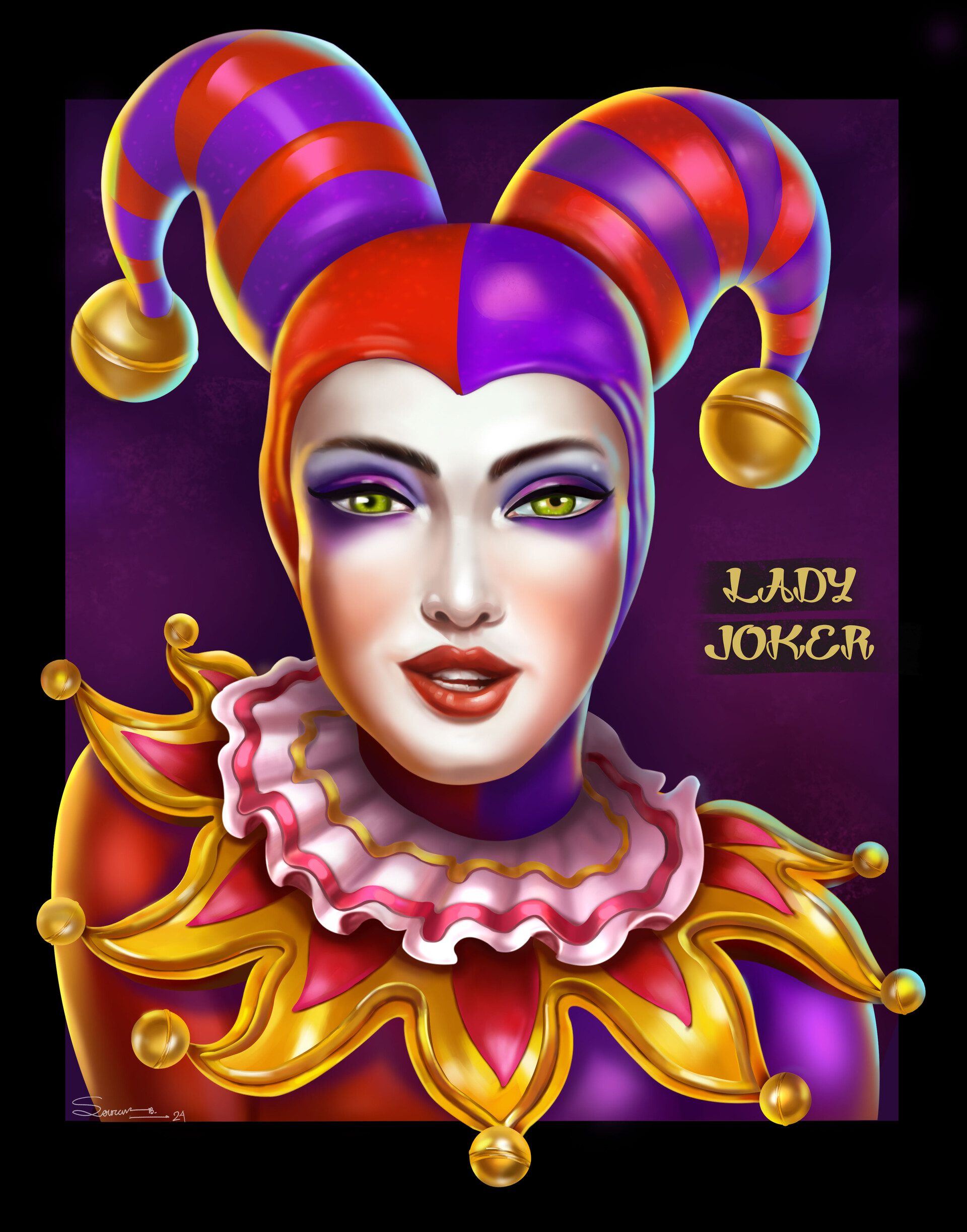 Artstation Lady Joker