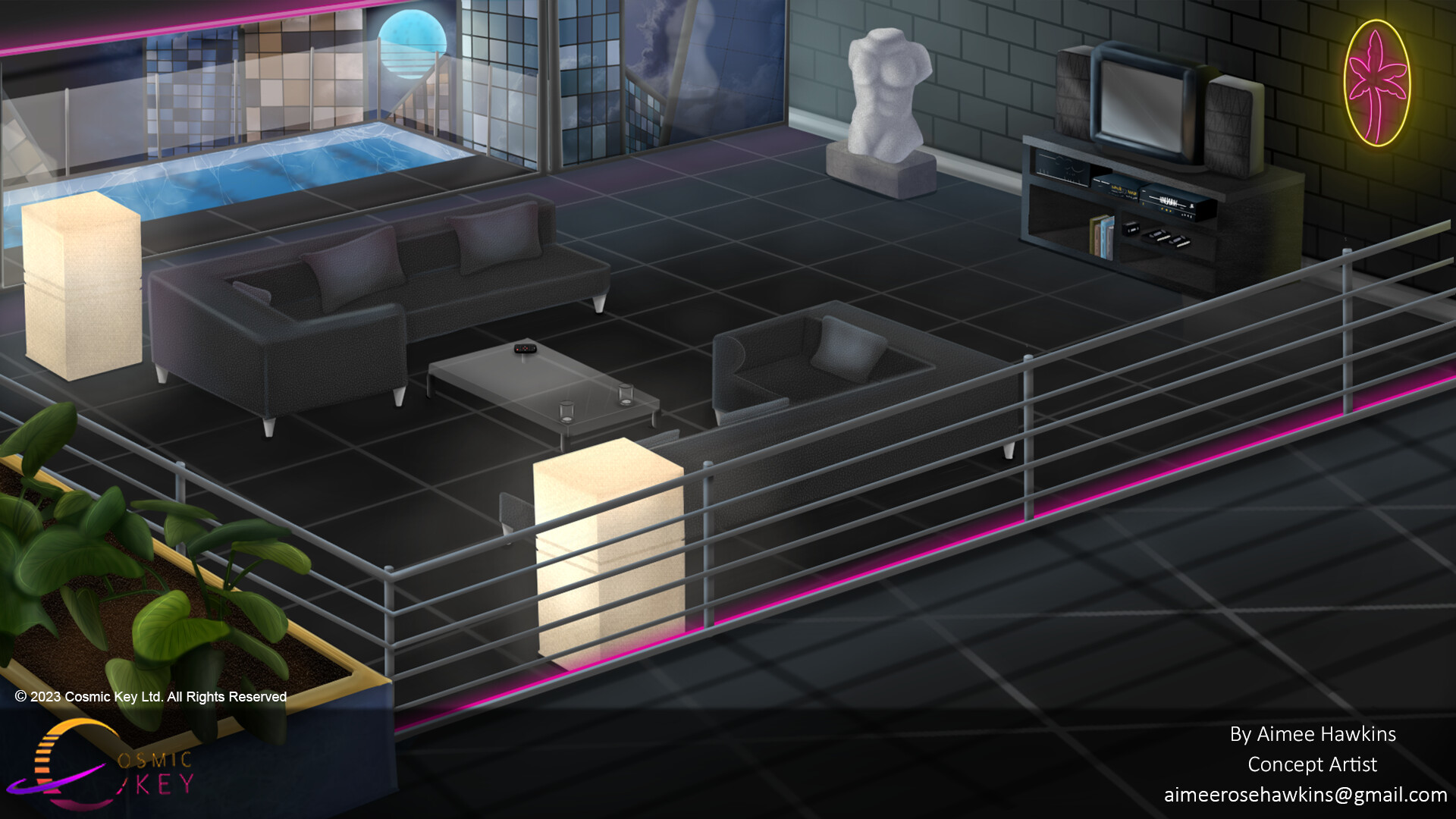 ArtStation - Cosmic Key Prop Concept Environment Apartment