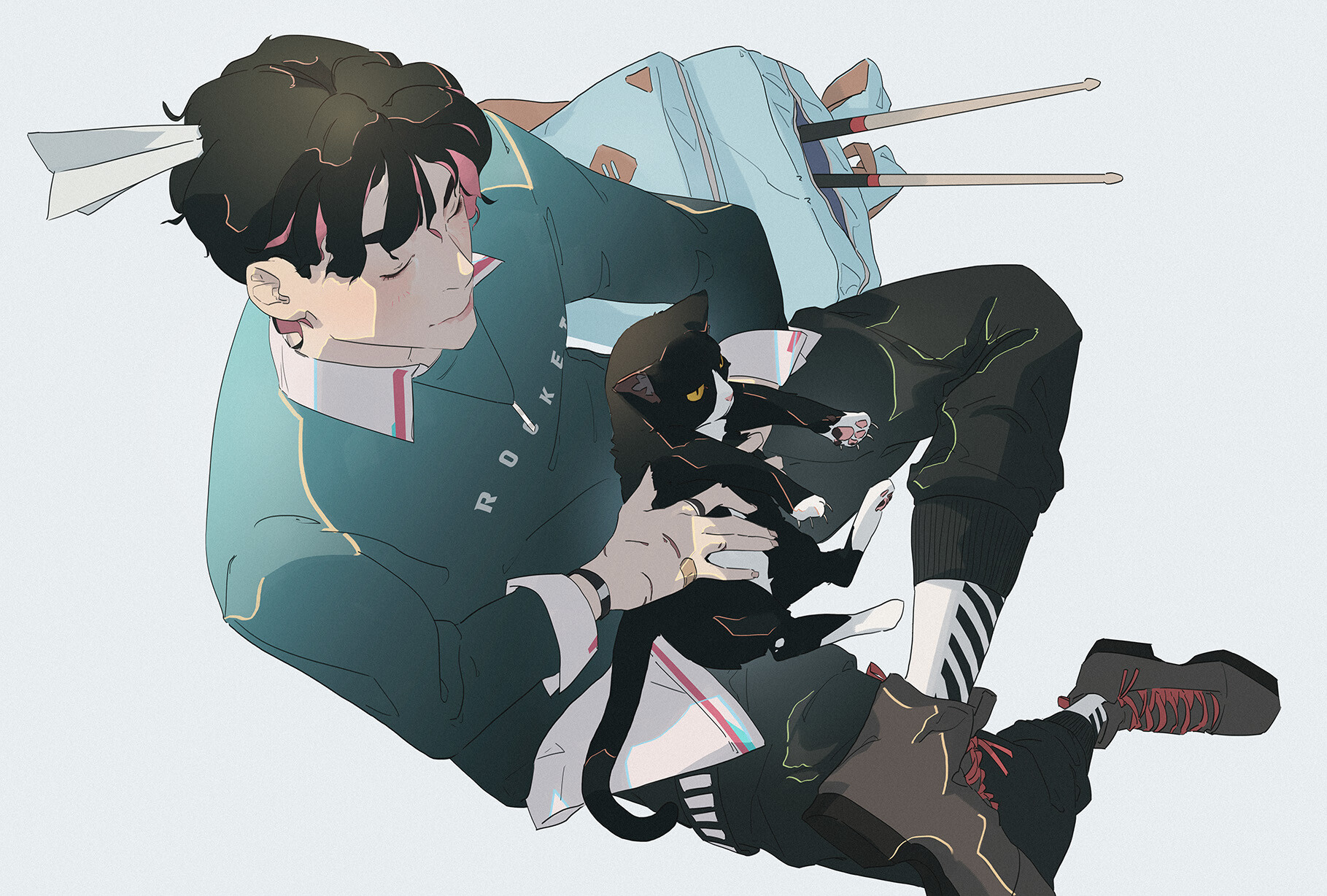 ArtStation - rock band boy 1