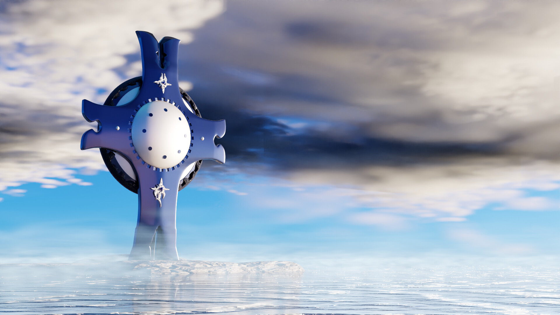 ArtStation - 3d model of mash kyrielight shield