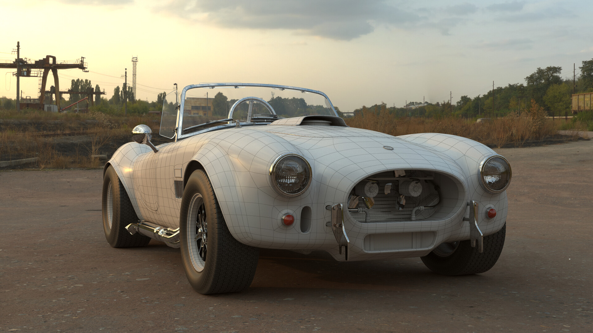 ArtStation - Shelby Cobra 427