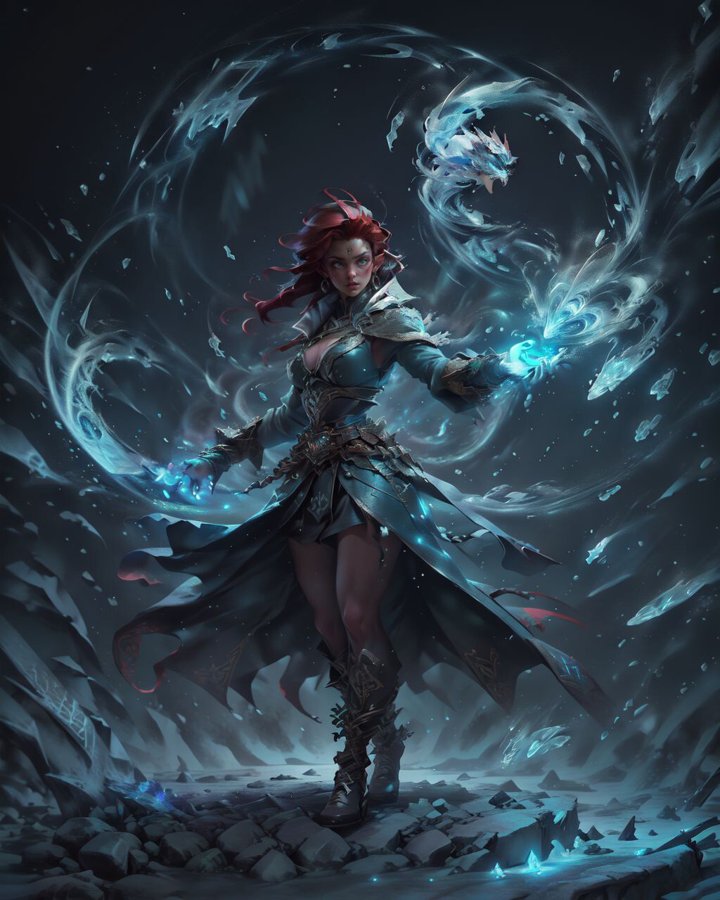 4K Anime Reference Art for Artists and Enthusiasts - 299 Ice Mage ...
