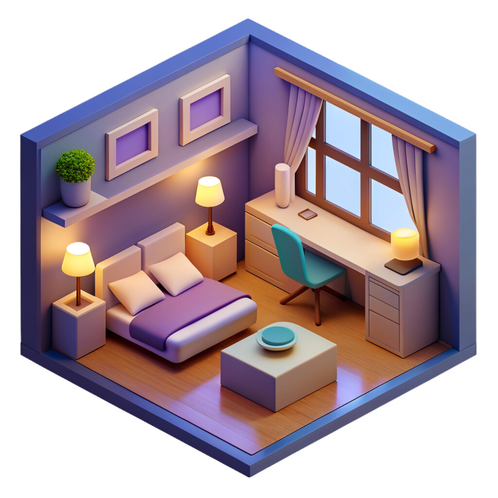 ArtStation - Programmers bedroom