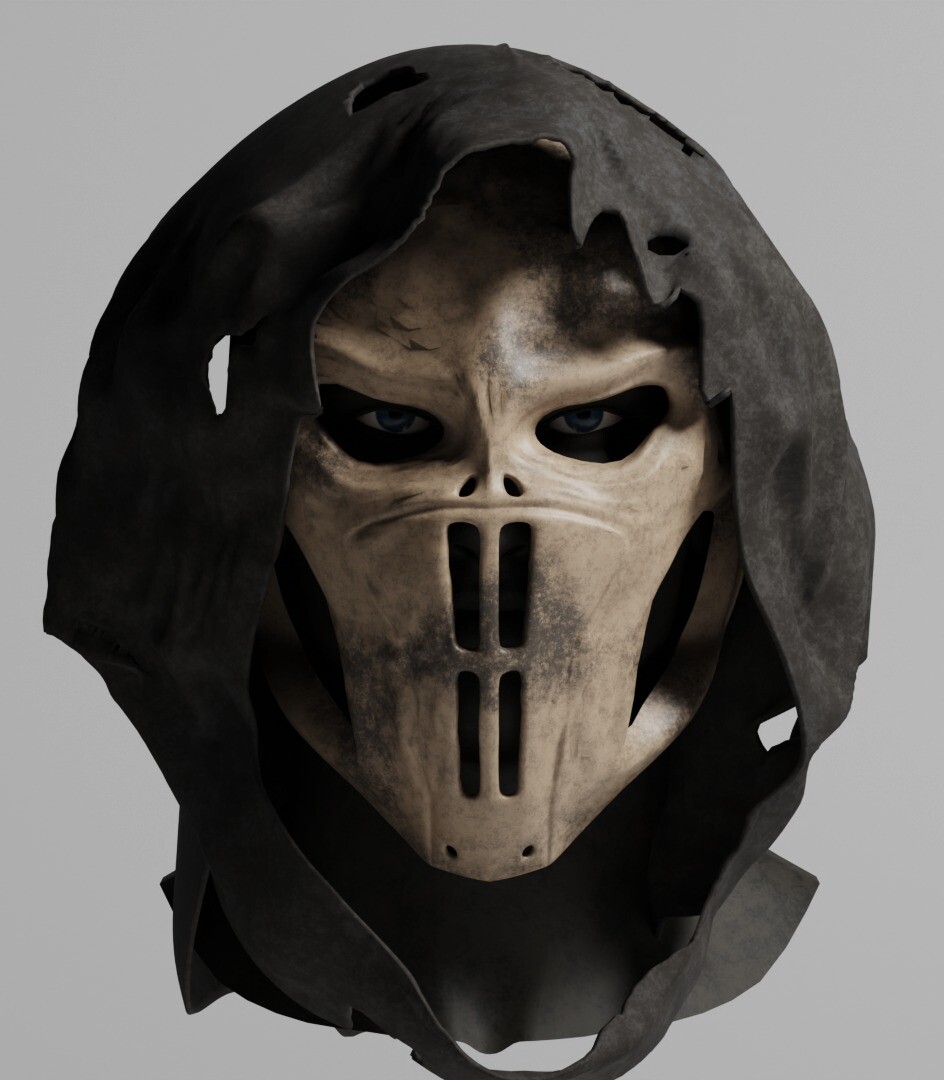 ArtStation - GHOST - Blender character sculpting practice