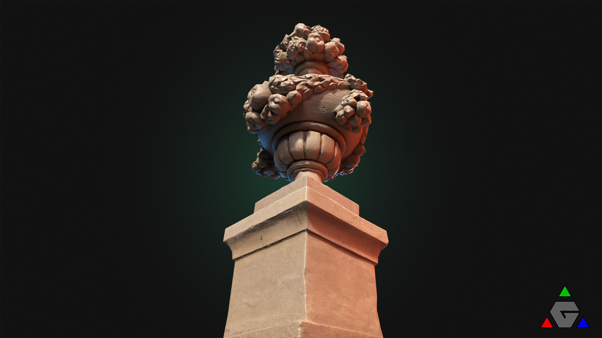 ArtStation - Garden vase