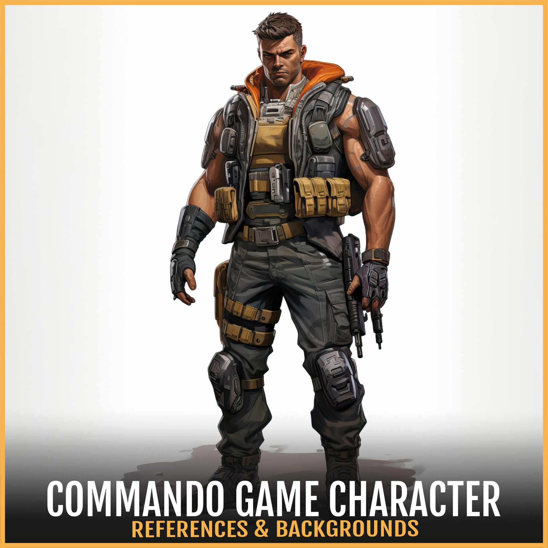 ArtStation - 303 Male Commando Game Character