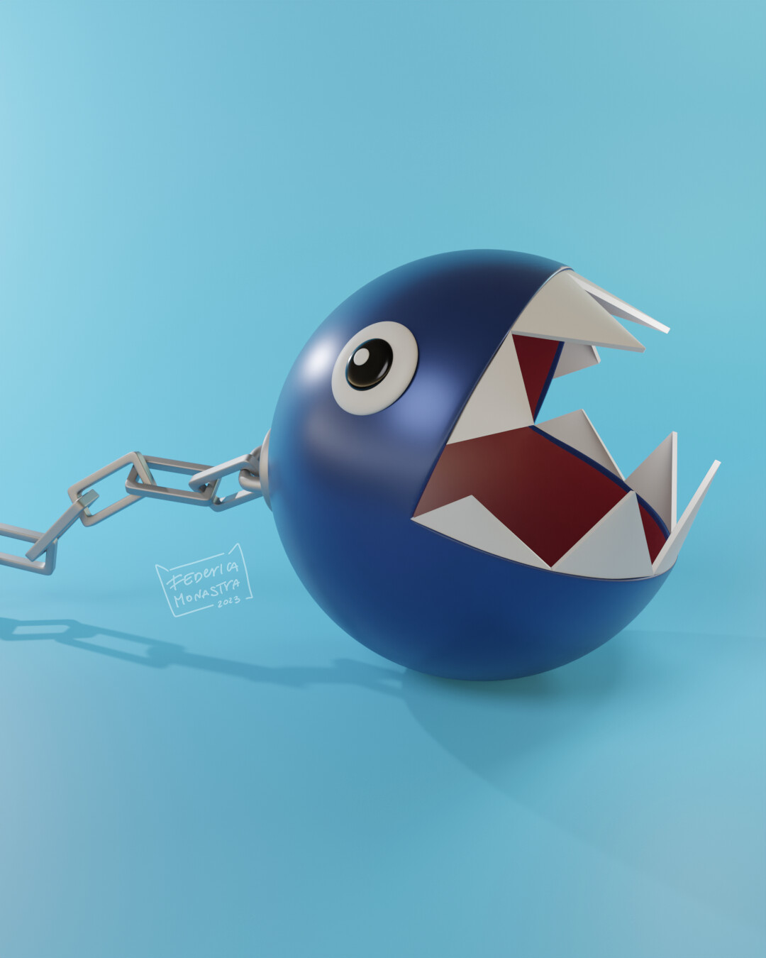 ArtStation - Big Chain Chomp 3D