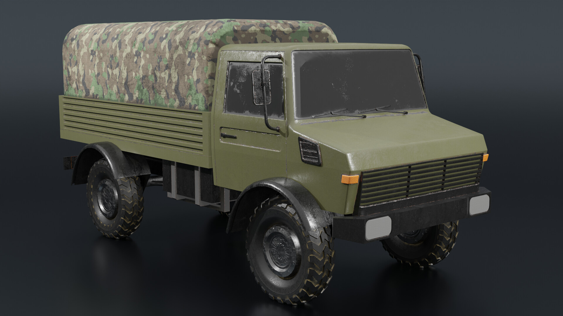 ArtStation - Military Unimog Truck