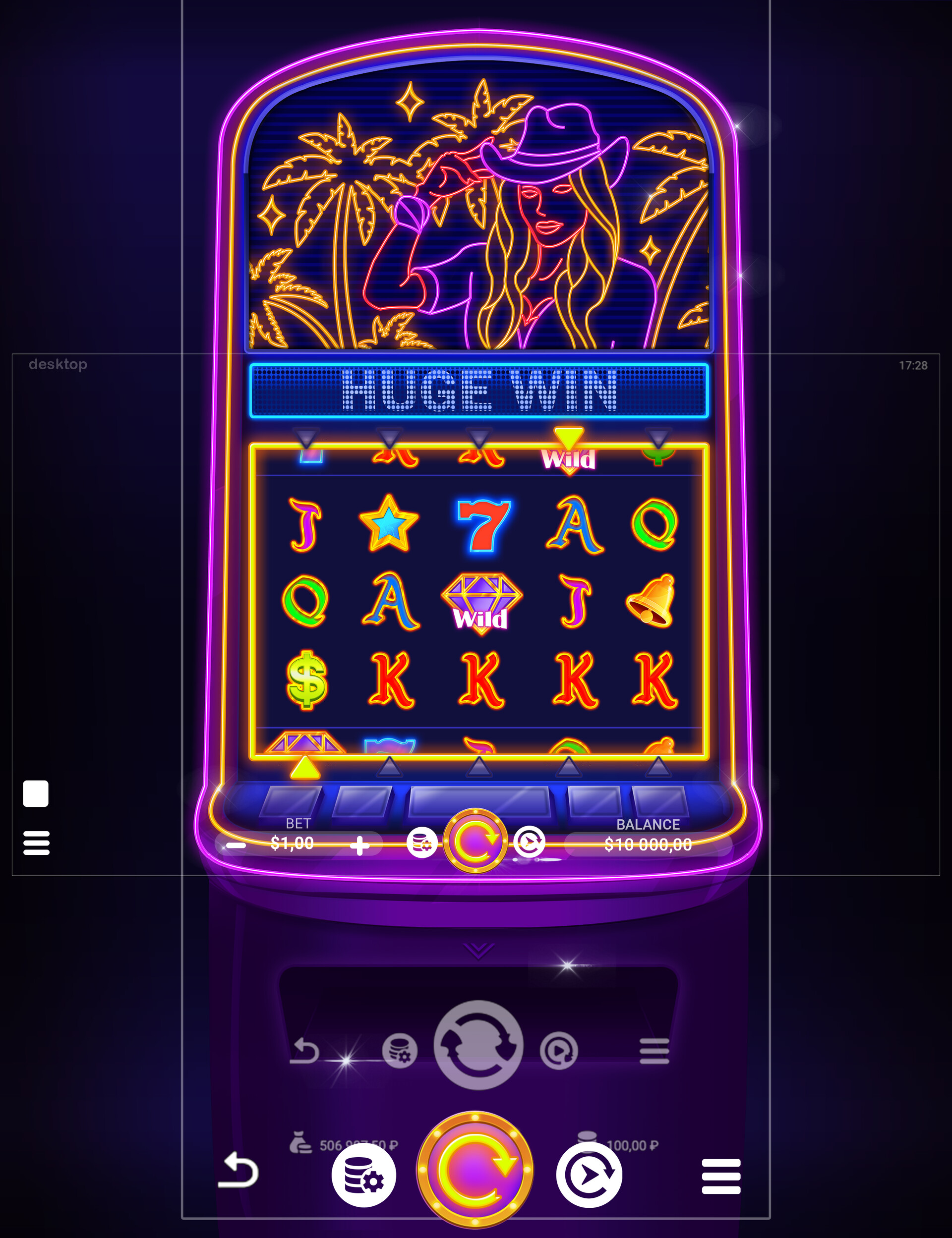 ArtStation - Logo/Slot machine/ icon/ UI buttons/Intro buttons/ texst ...
