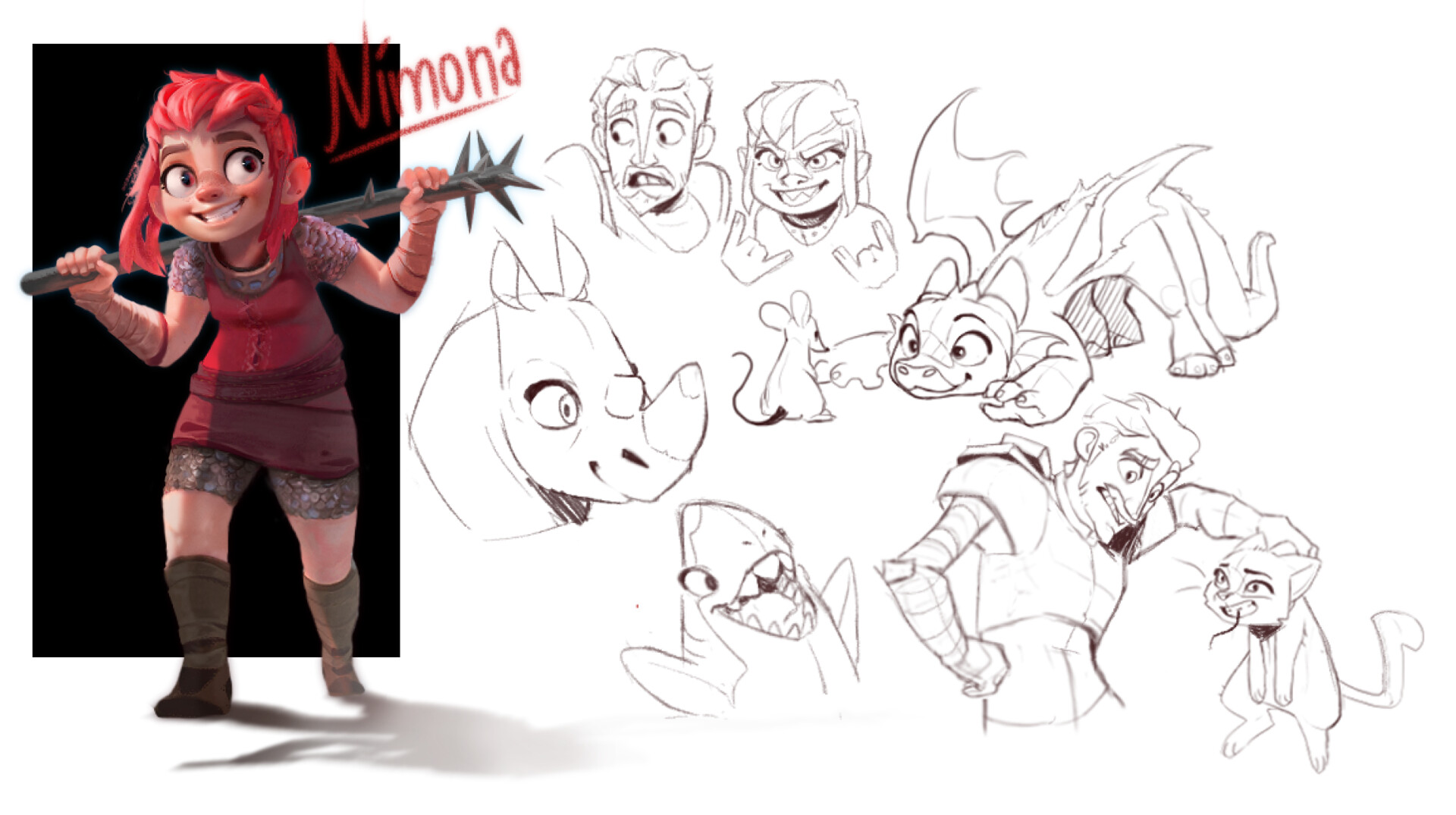 ArtStation - Nimona (Character Fan Art | 2023)