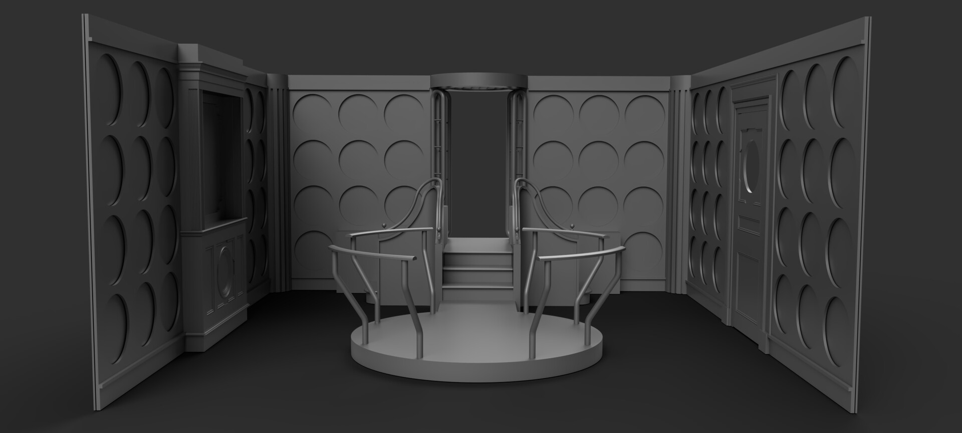 ArtStation - TARDIS Secondary Console Room Interior