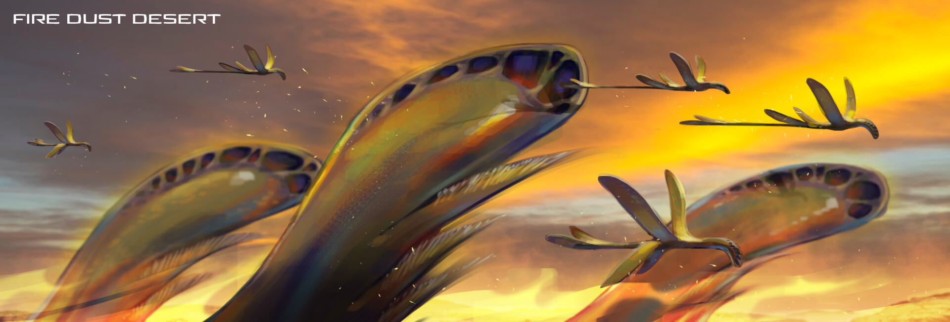 ArtStation - HUBRIS - Fire Dust Desert