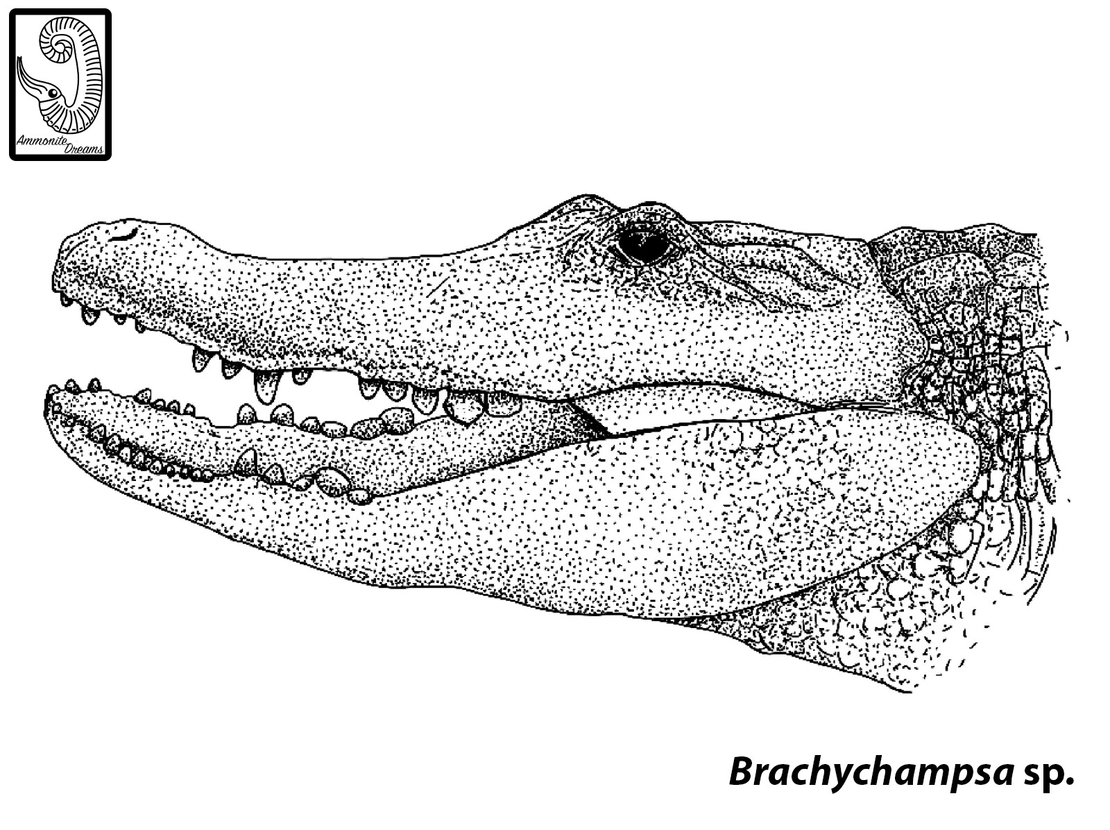 ArtStation - Brachychampsa Portrait