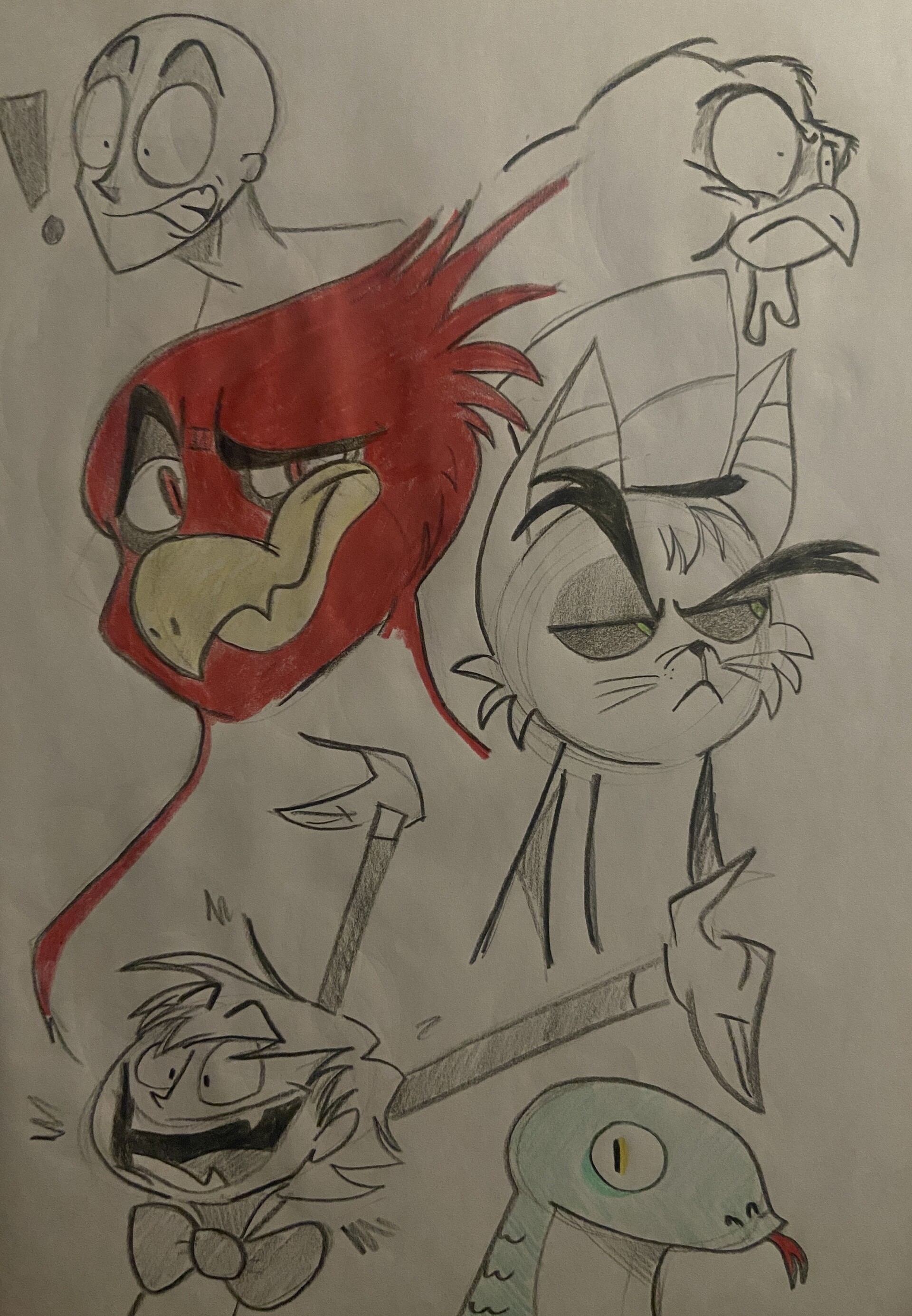 random scribbles art