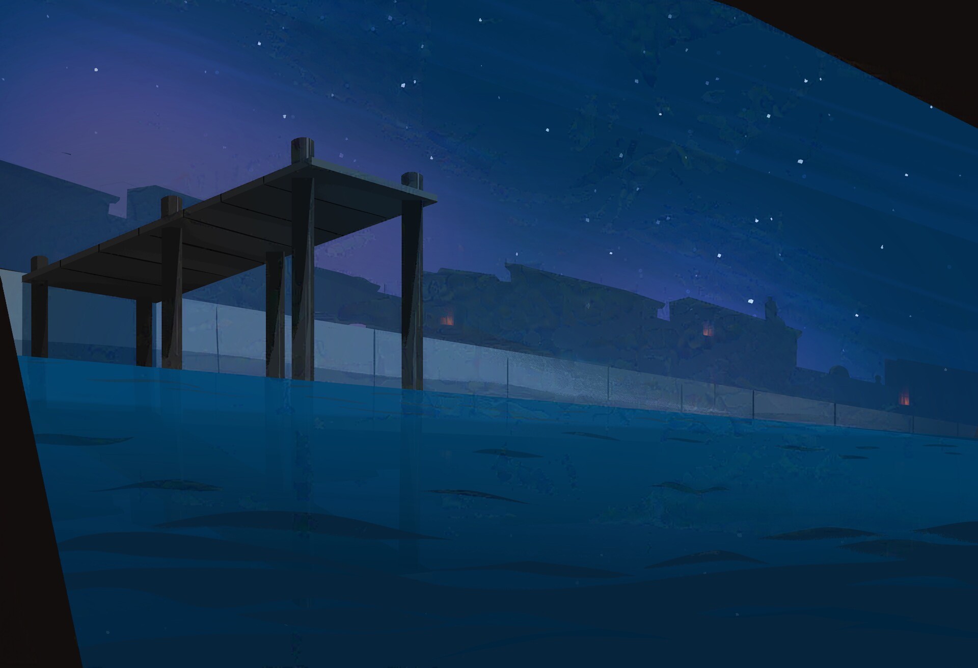 ArtStation - Night Docks