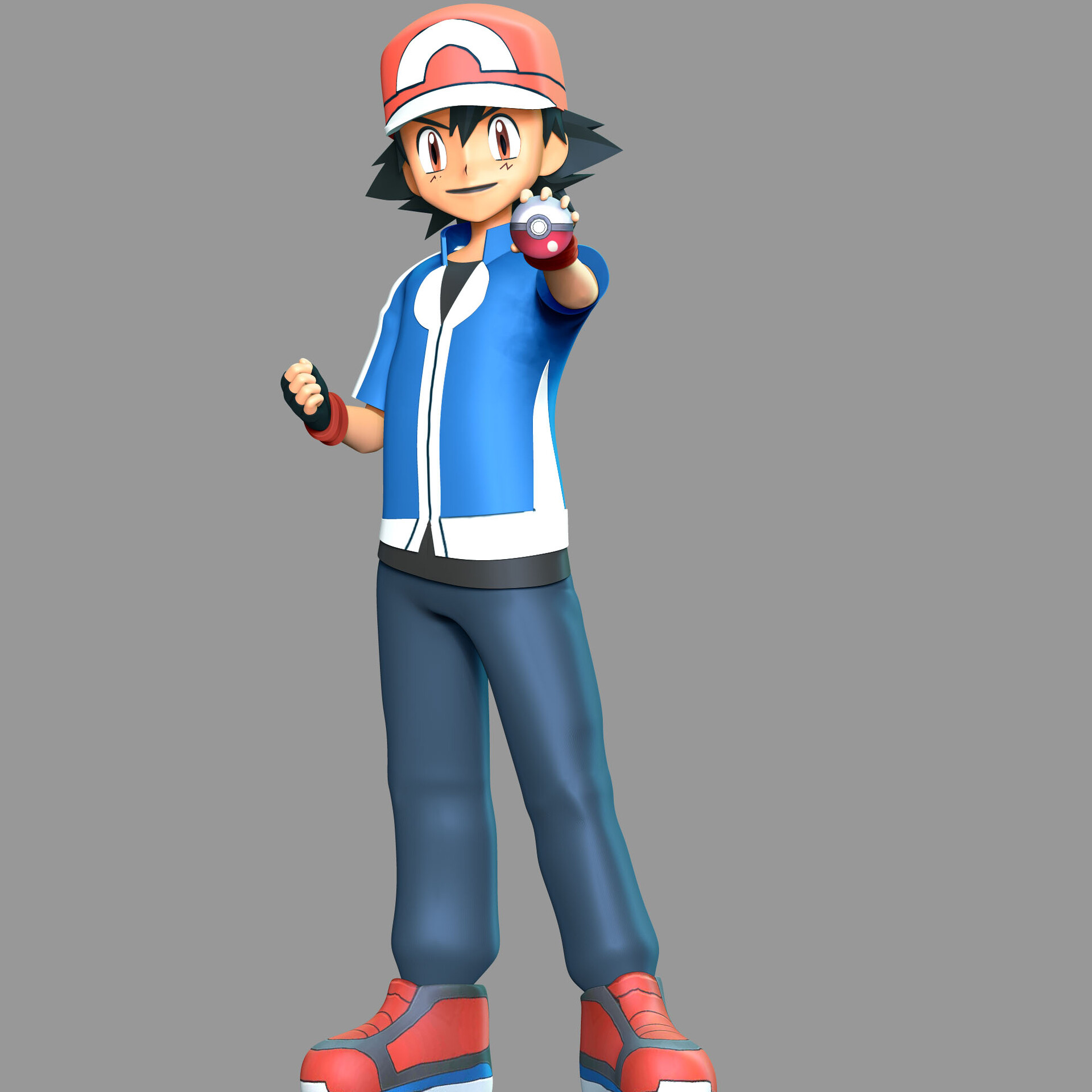 ArtStation - Ash Ketchum - Satoshi Pokémon