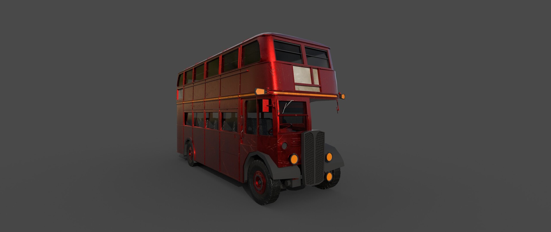 ArtStation - London Bus